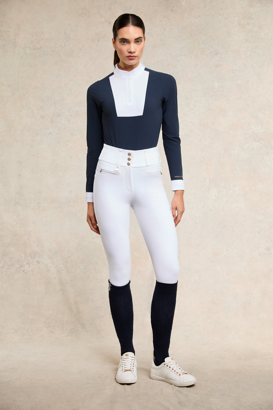 Gatcombe Long Sleeve Show Shirt (Ink Navy) – Holland Cooper