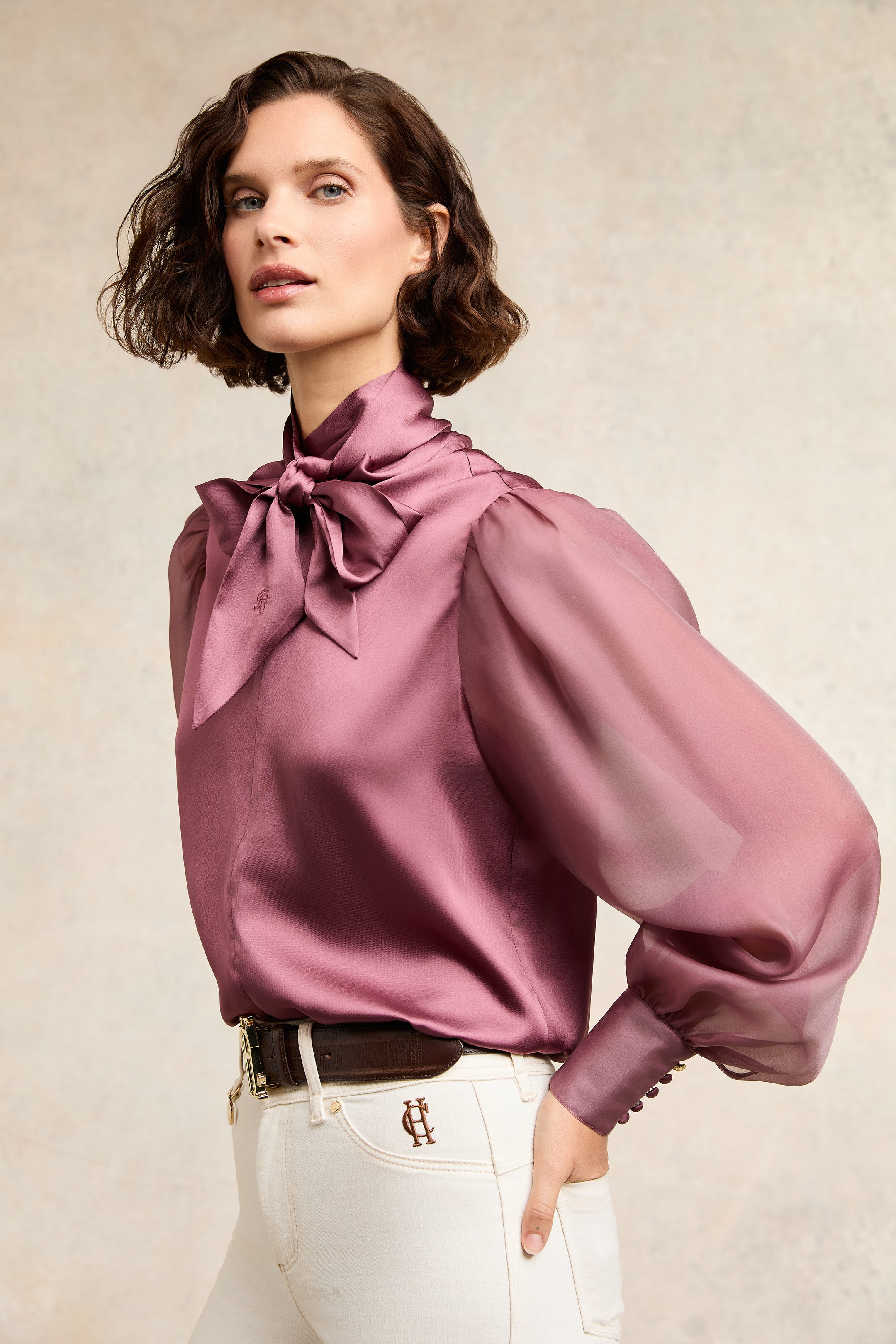 Ariella Blouse (Berry) – Holland Cooper
