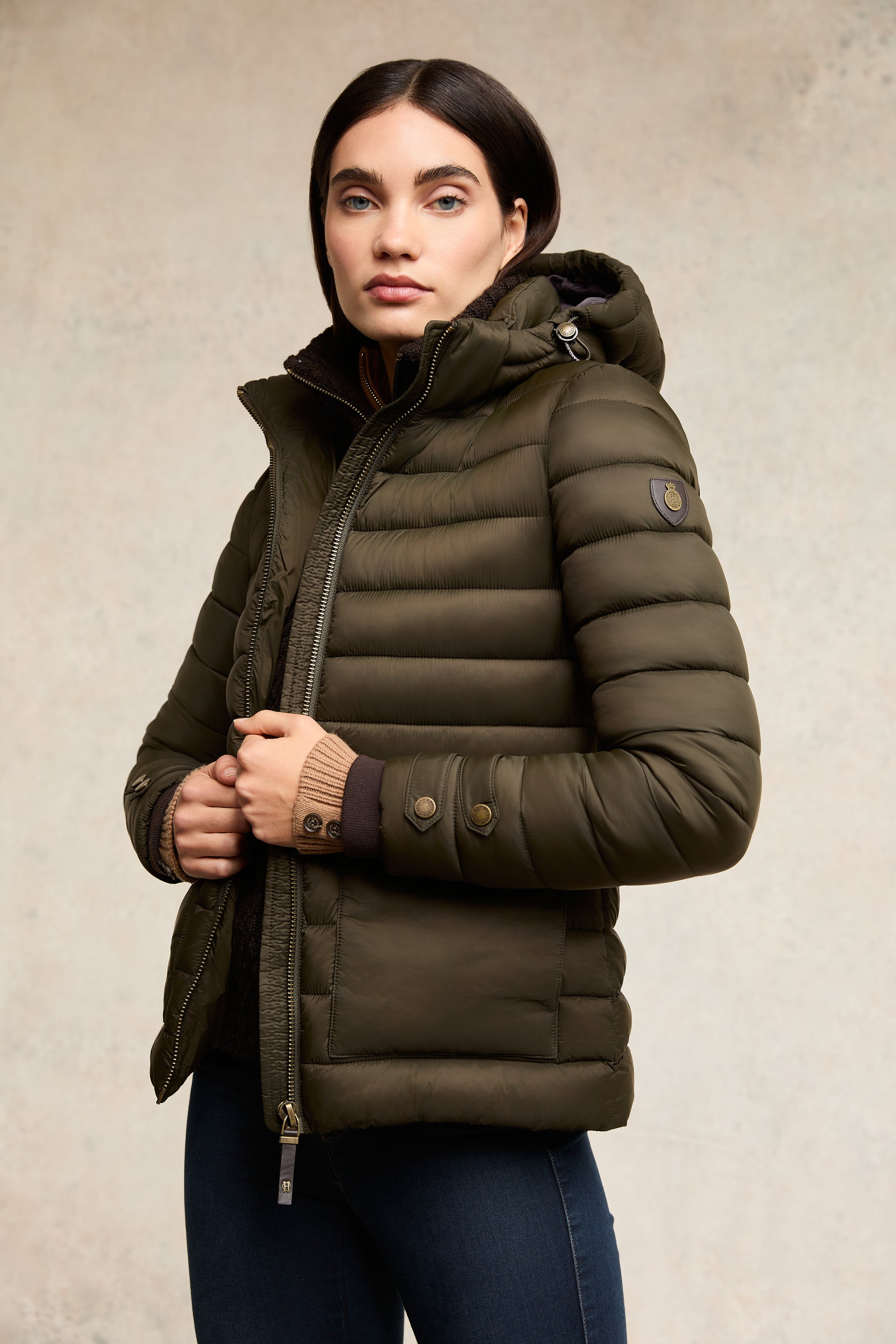Pearson Hybrid Jacket (Khaki) – Holland Cooper