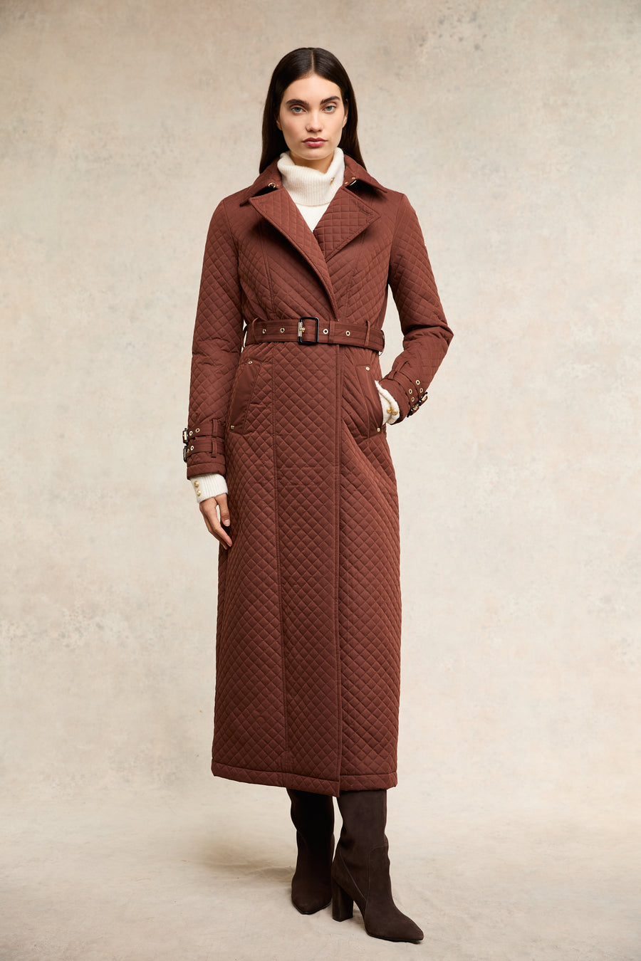 Leyburn Coat (Dark Amber) – Holland Cooper