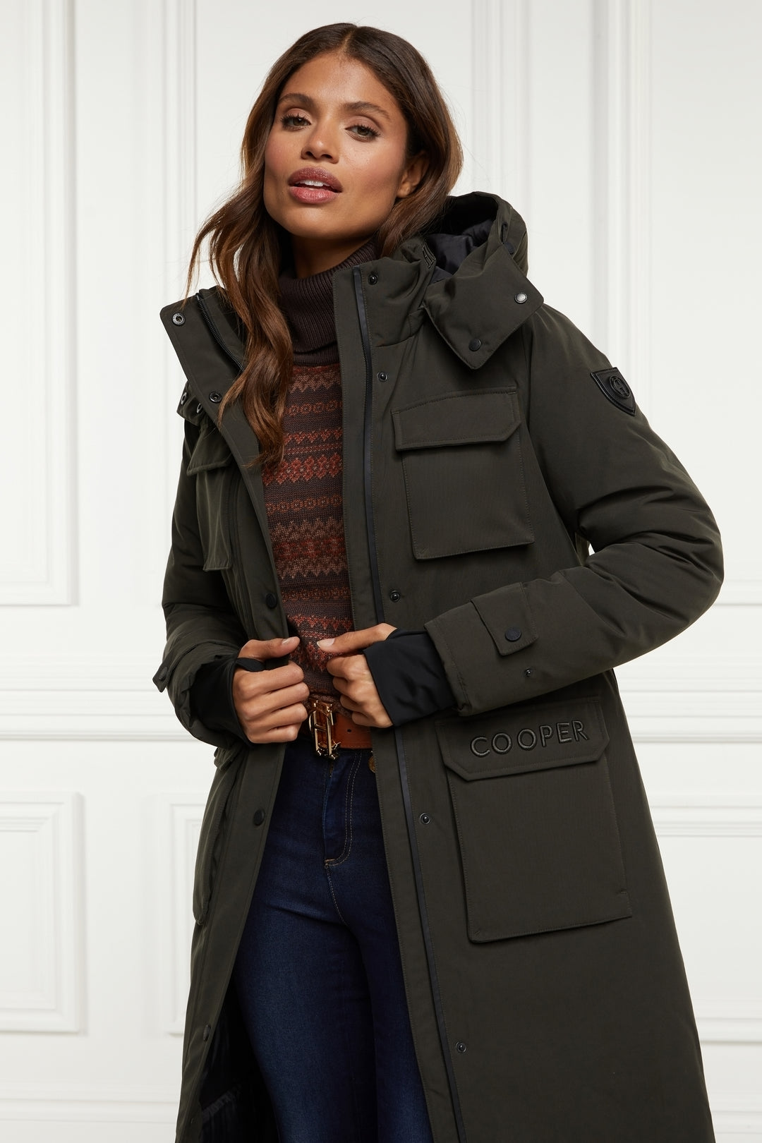 Expedition Longline Coat (Dark Olive) – Holland Cooper