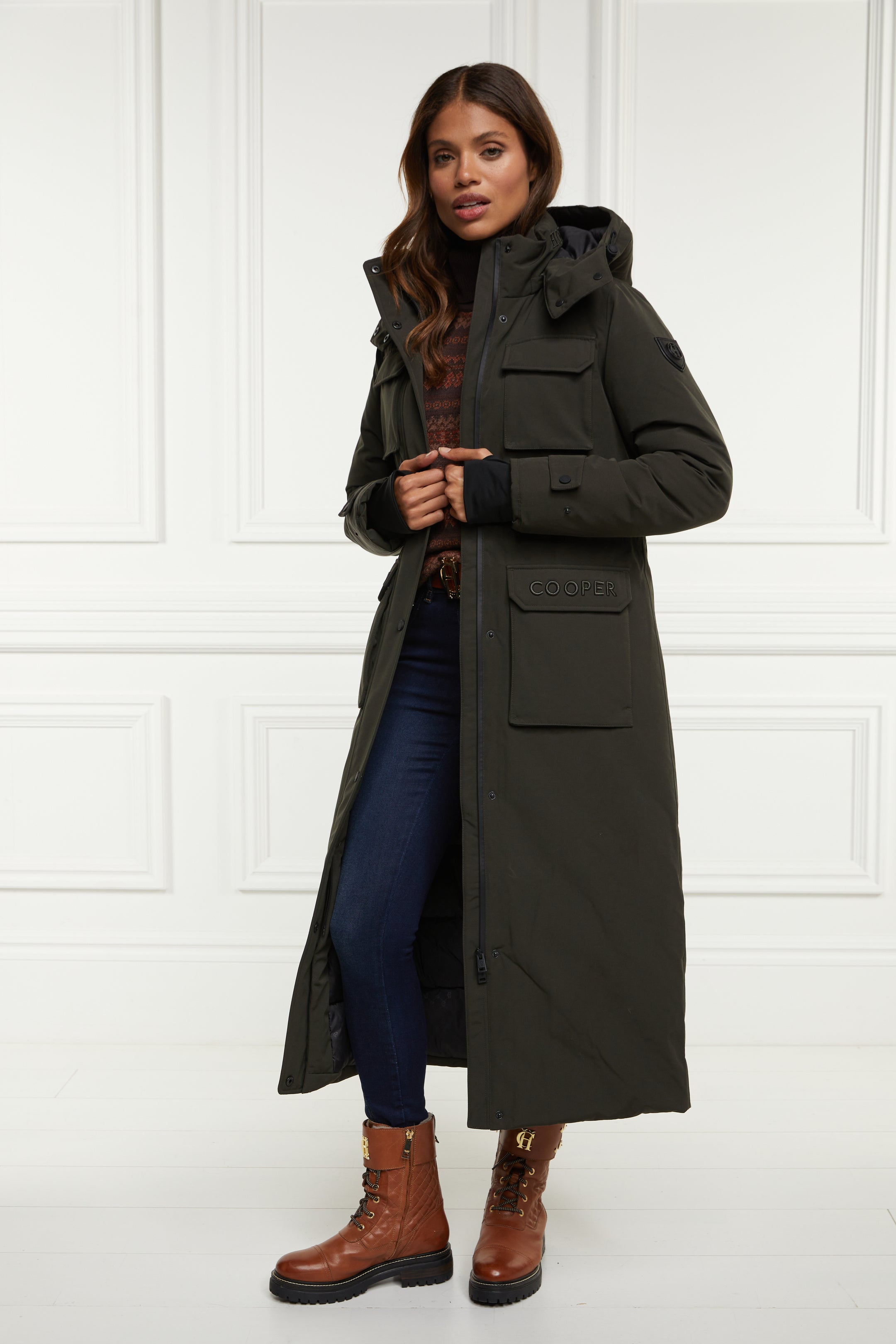 Expedition Longline Coat (Dark Olive) – Holland Cooper