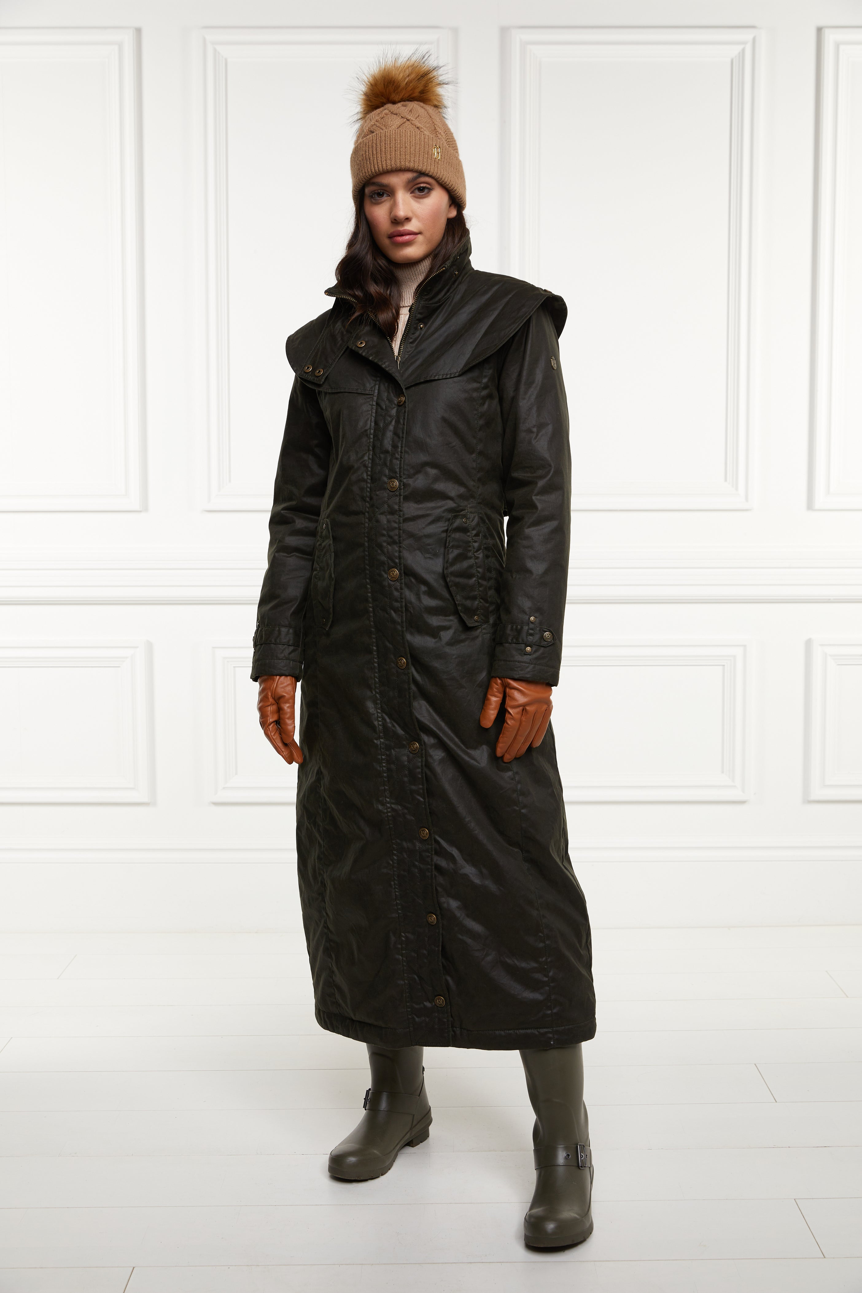 Merissa Wax Stockman Coat (Dark Olive) – Holland Cooper