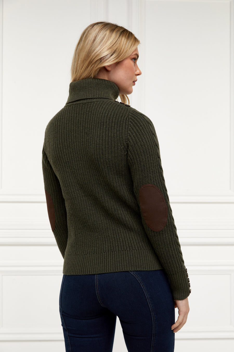 Country Roll Neck Knit (Forest Green) – Holland Cooper