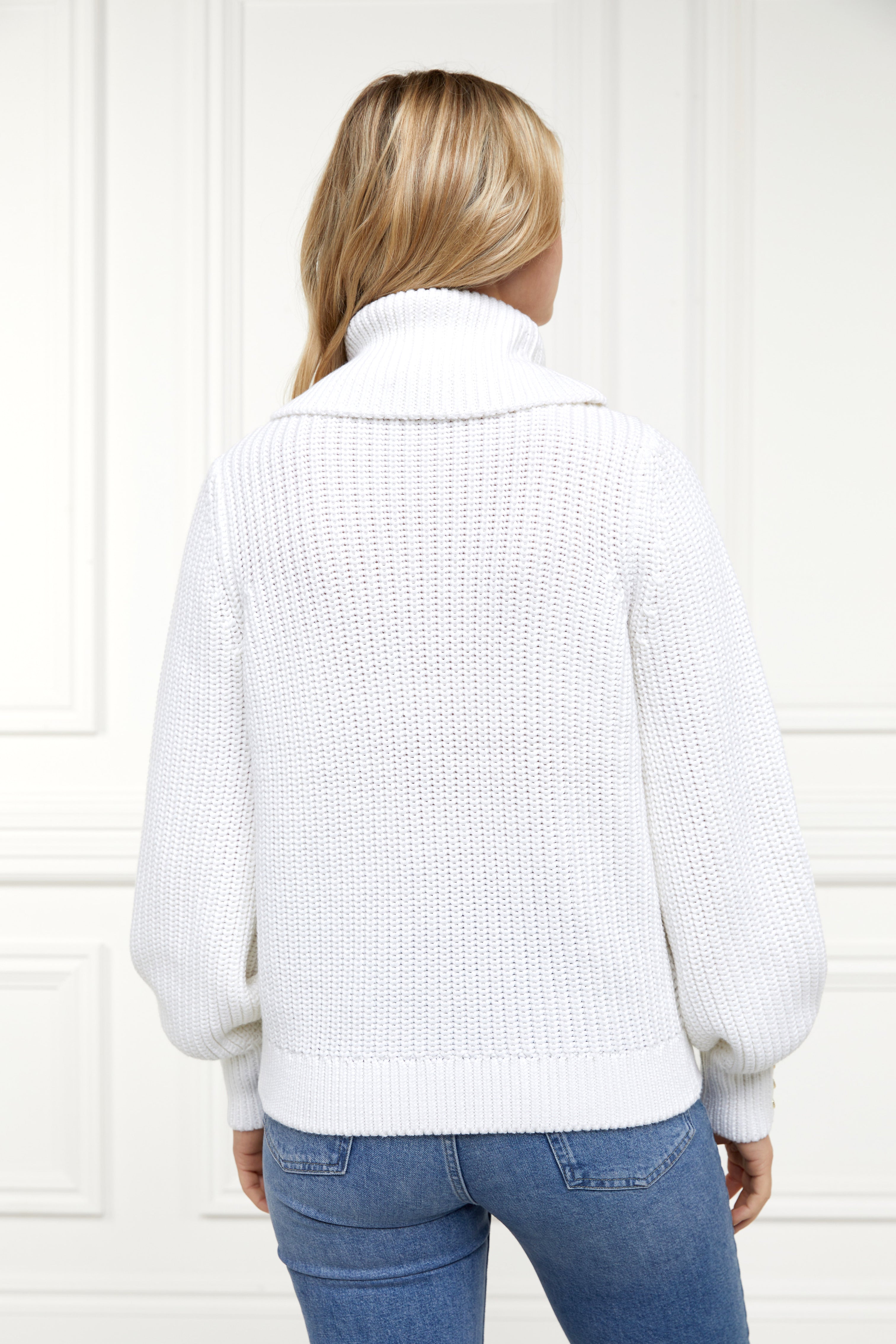 Corded Roll Neck Knit (Natural) – Holland Cooper