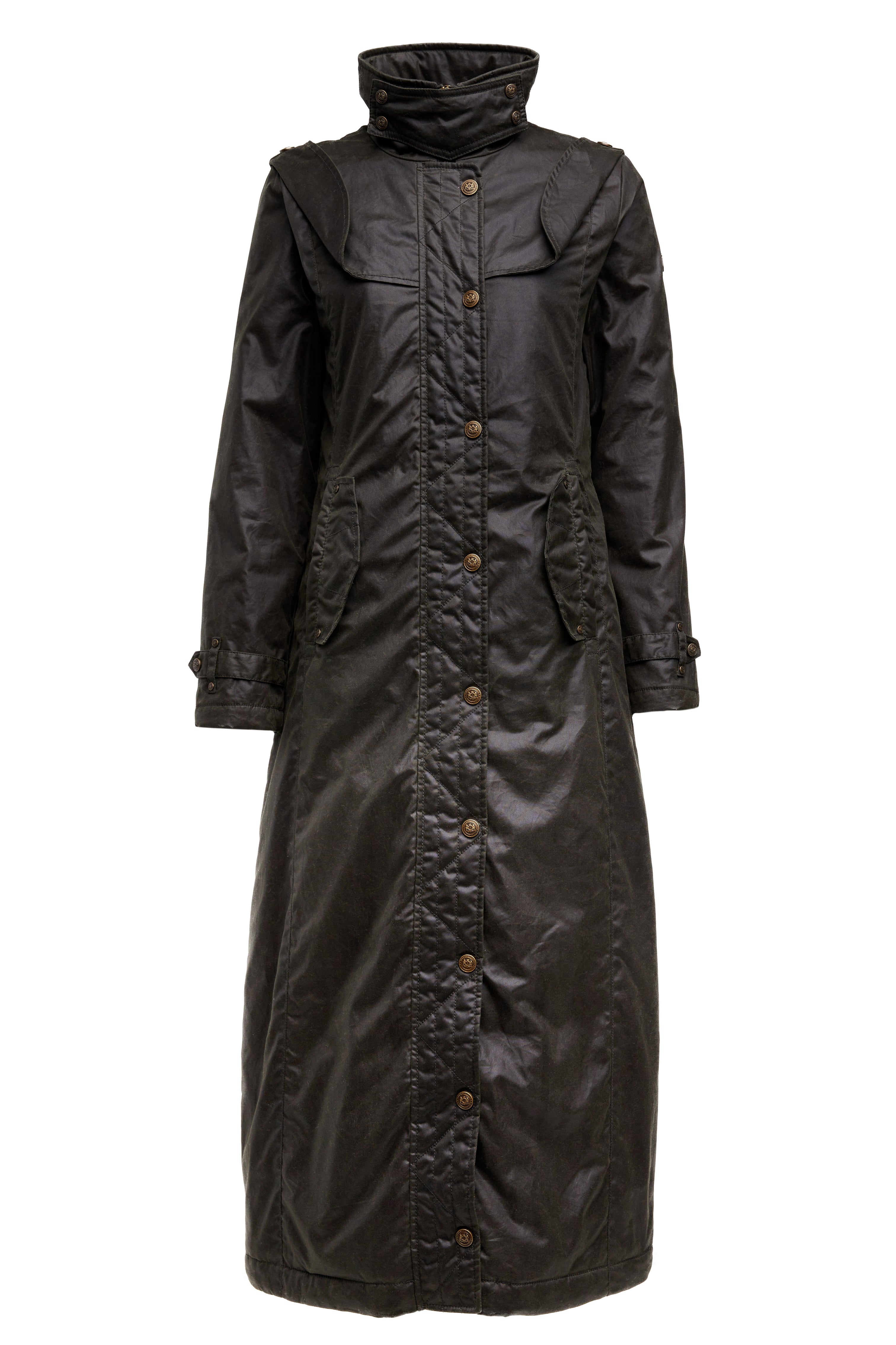 Merissa Wax Stockman Coat (Dark Olive) – Holland Cooper