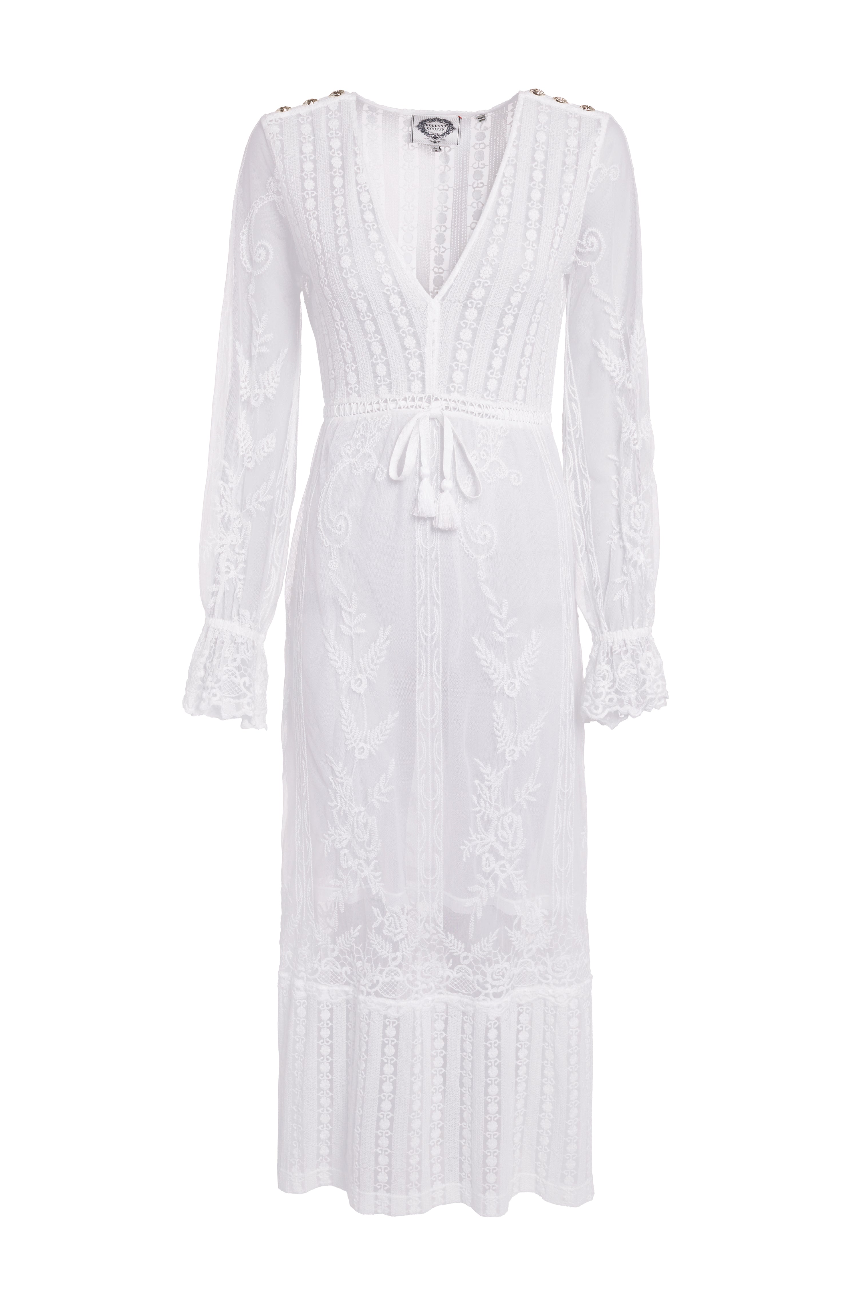 Mika Beach Dress (White) – Holland Cooper
