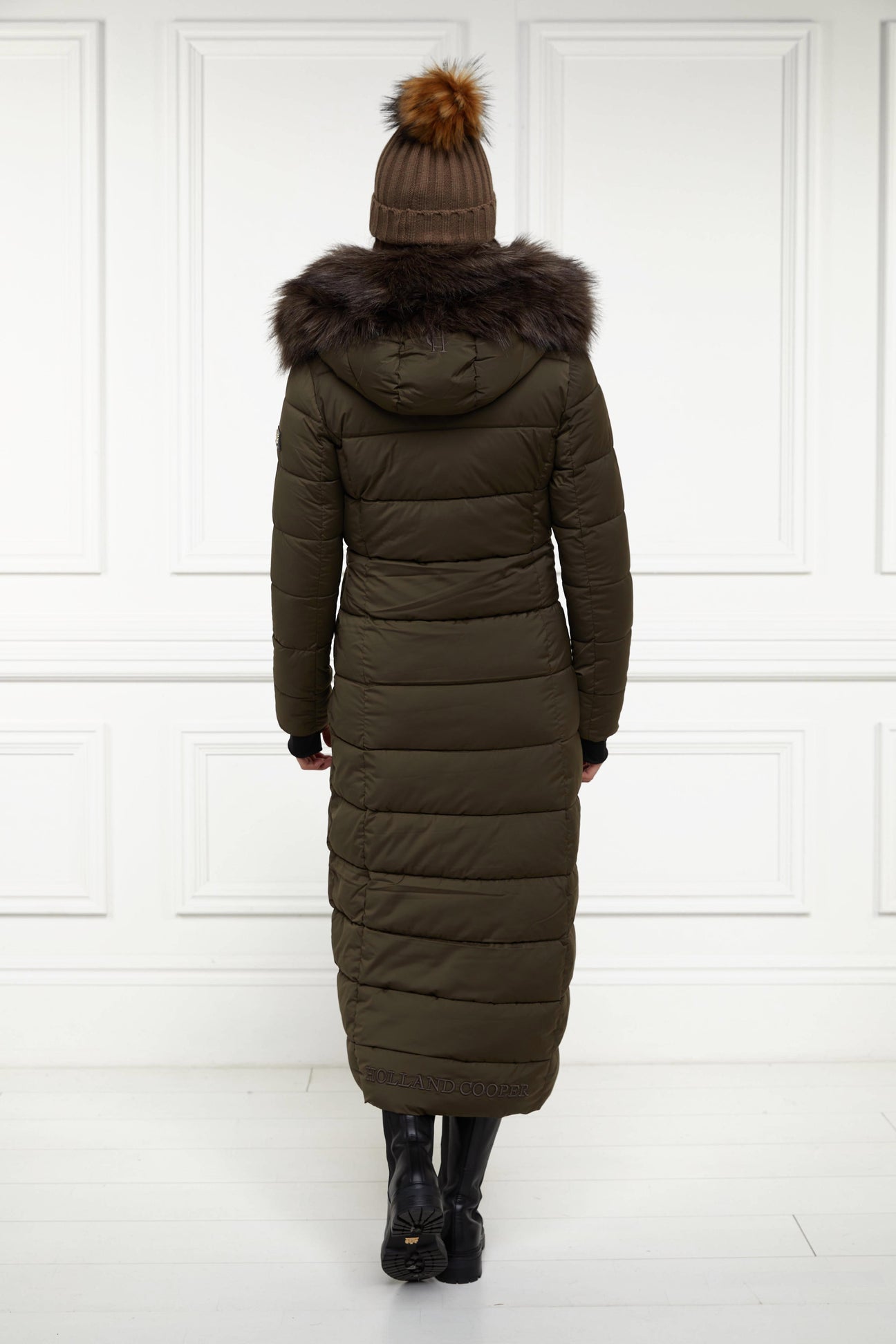 Glacier Full Length Puffer (Khaki) – Holland Cooper