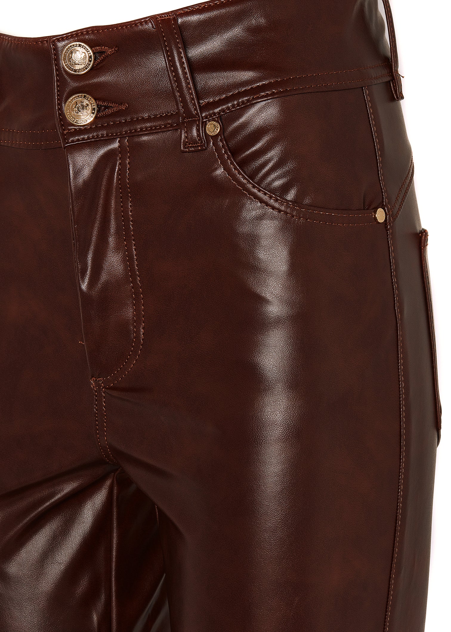 Faux Leather Skinny Jean (Burnished Tan) – Holland Cooper