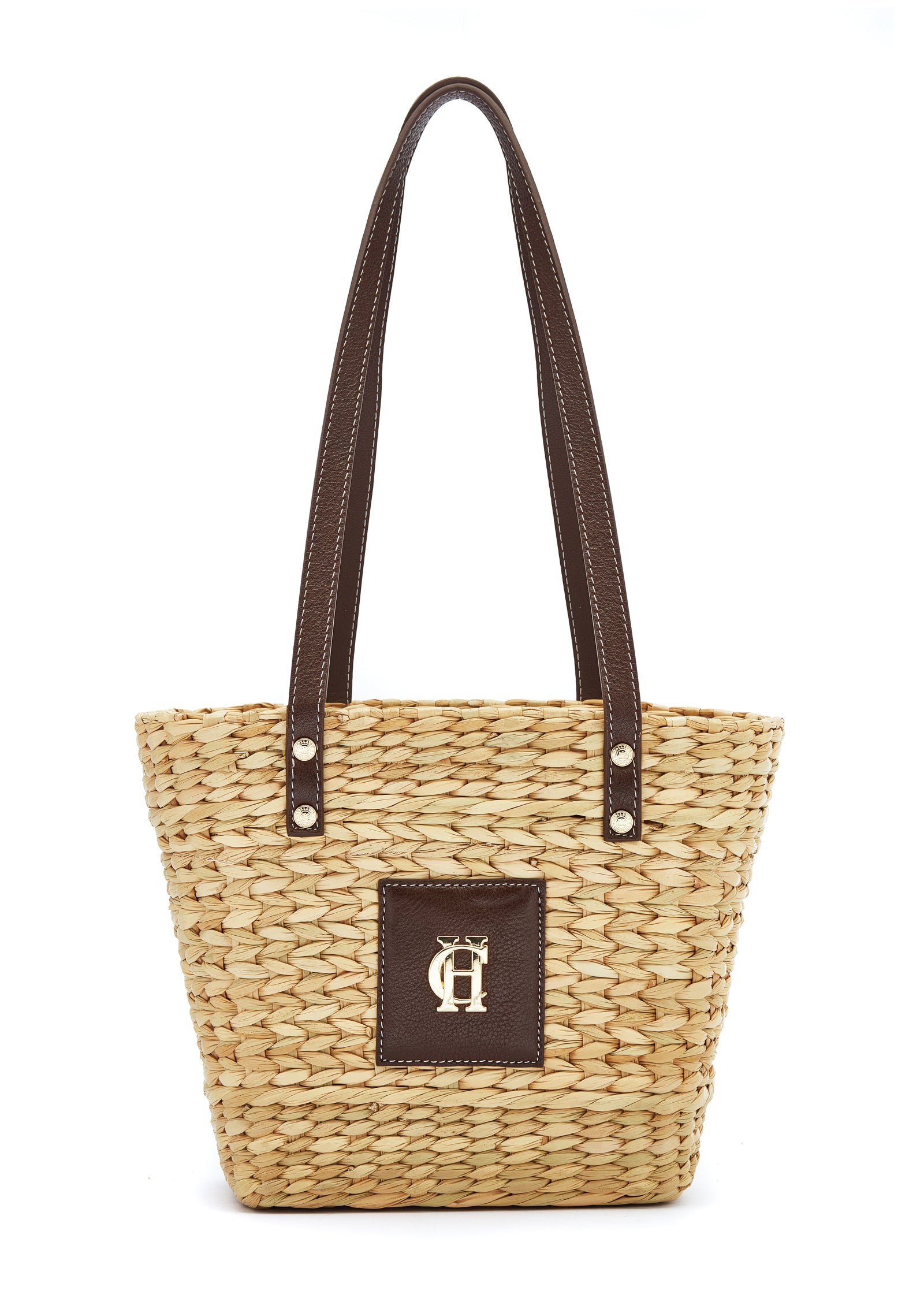 Mini Paloma Straw Tote (Chocolate) – Holland Cooper