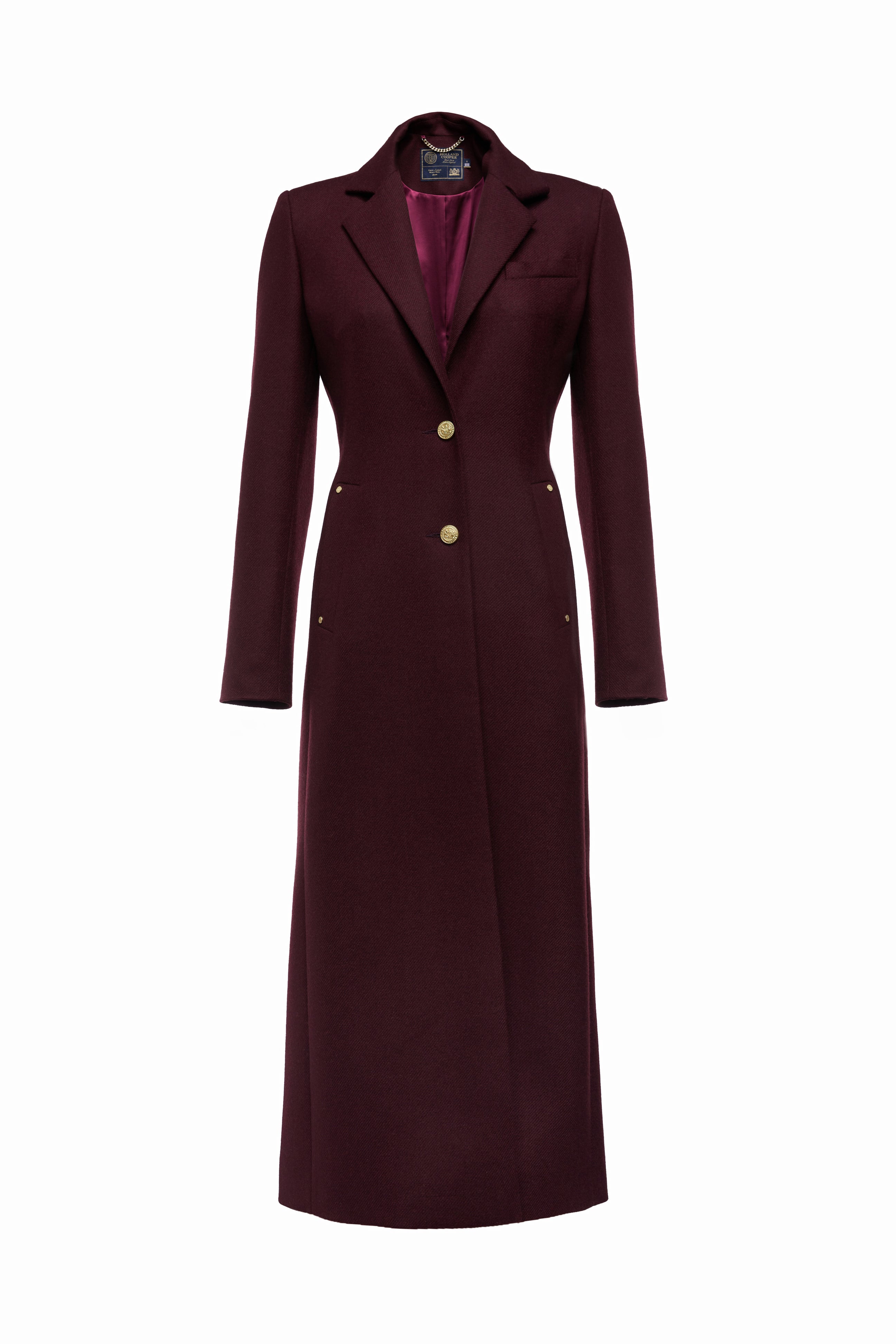 Full Length Regency Coat (Mulberry) – Holland Cooper