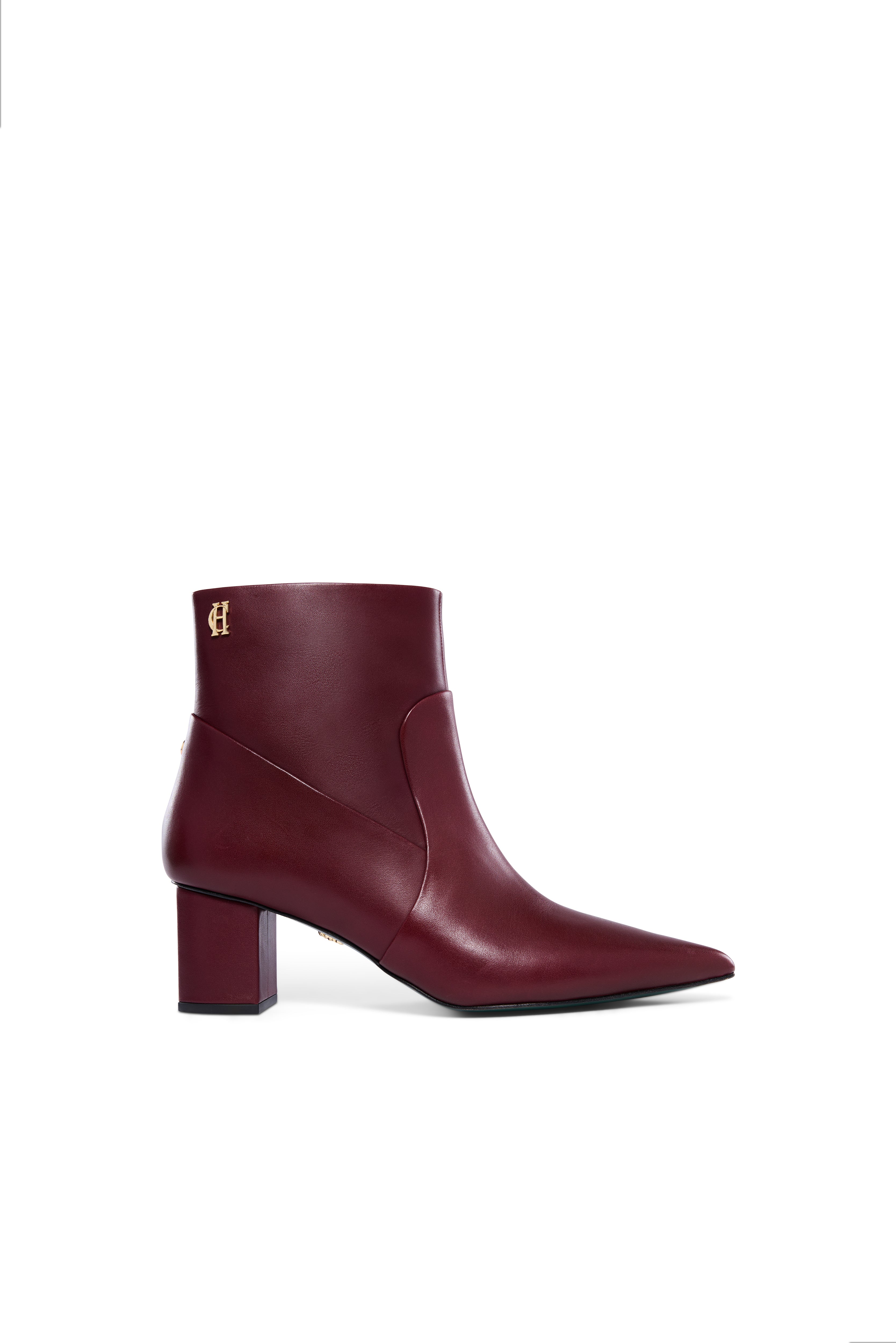 Regency Mid Heel Ankle Boot (Oxblood) – Holland Cooper