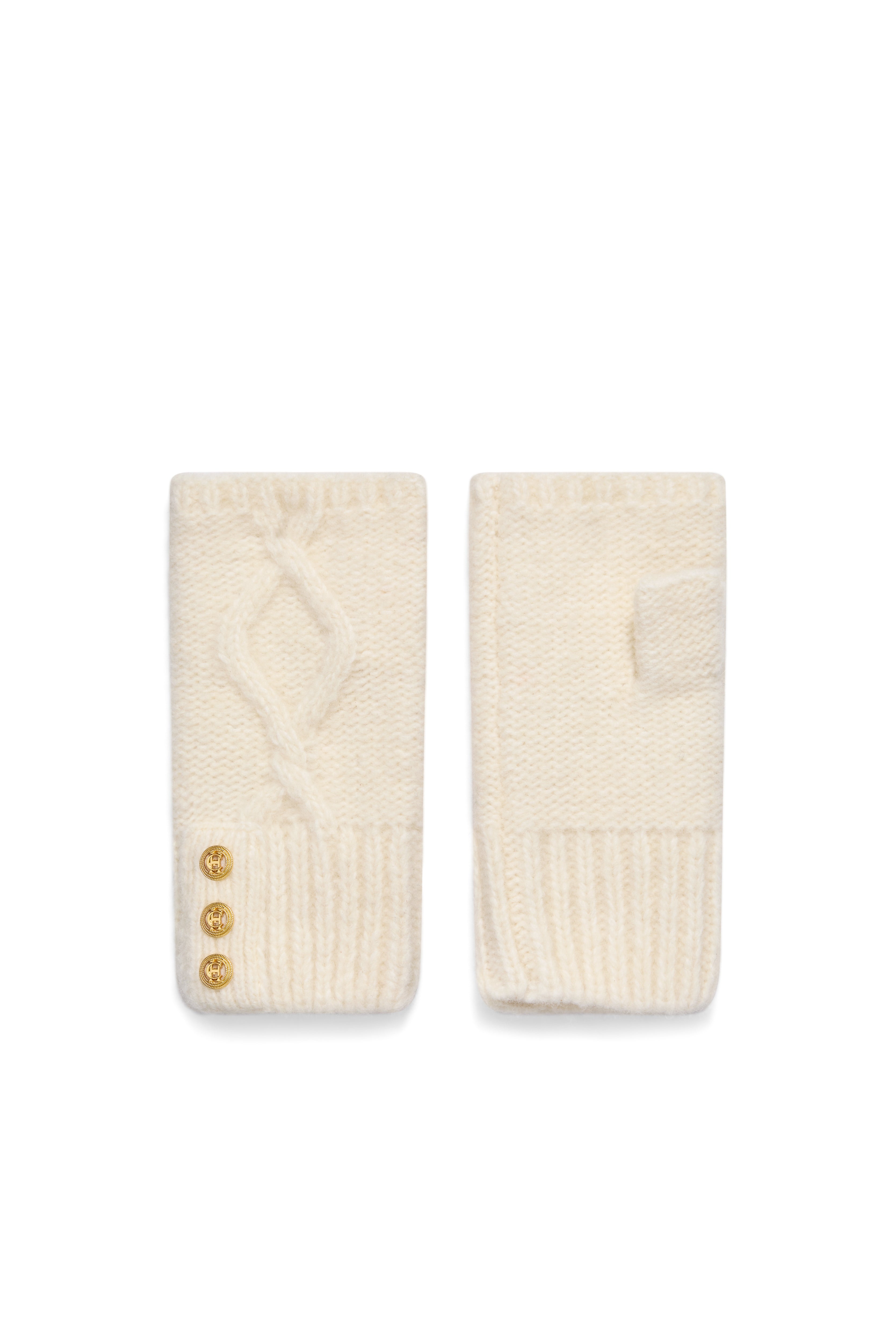 Sloane Fingerless Gloves (Cream) – Holland Cooper