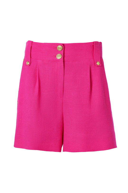 Tailored Short (Hot Pink Linen) – Holland Cooper