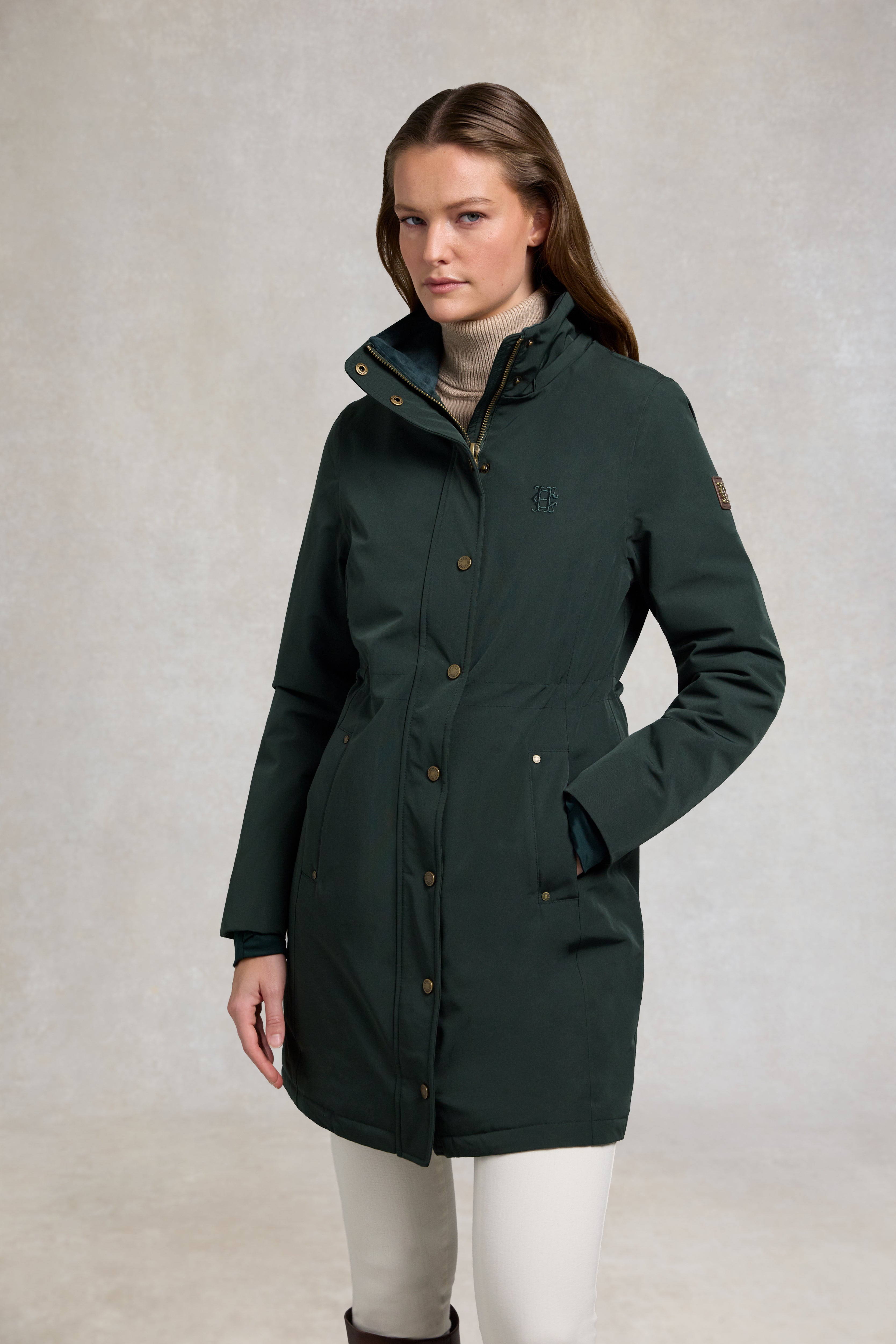 Team Waterproof Coat (Ivy Green) – Holland Cooper