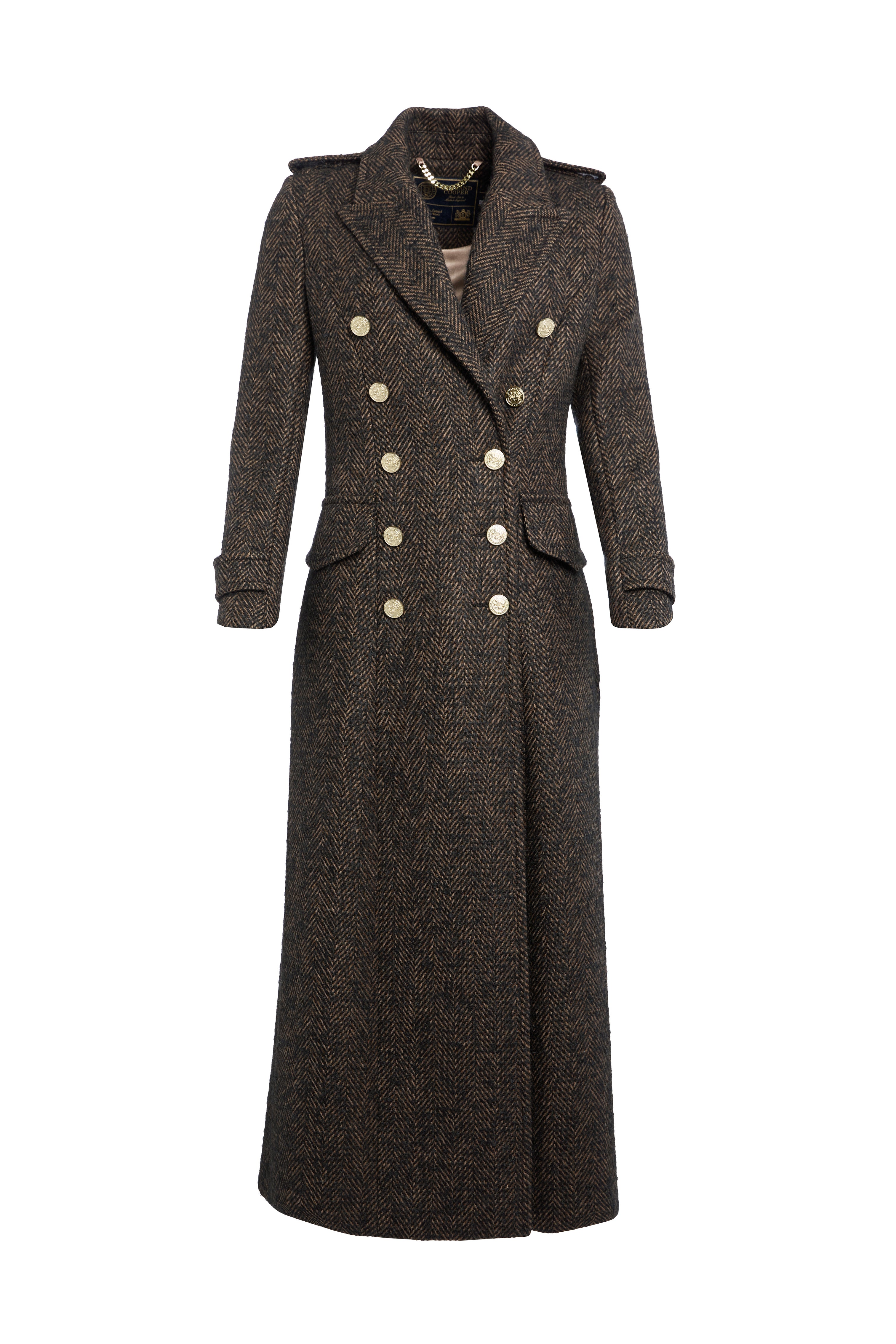 The Great Coat (Walnut Herringbone) – Holland Cooper