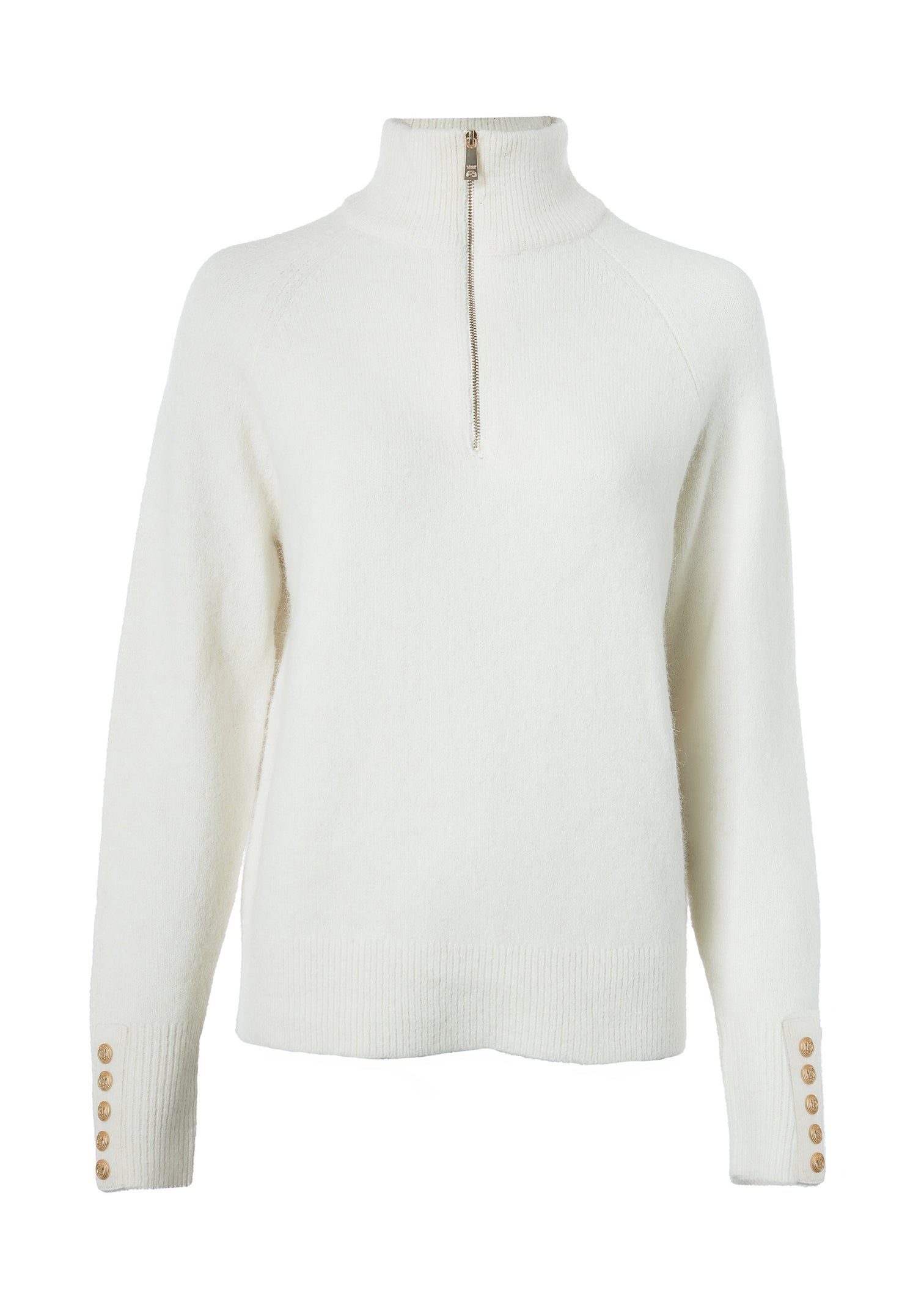 Tori Quarter Zip Knit (Natural) – Holland Cooper