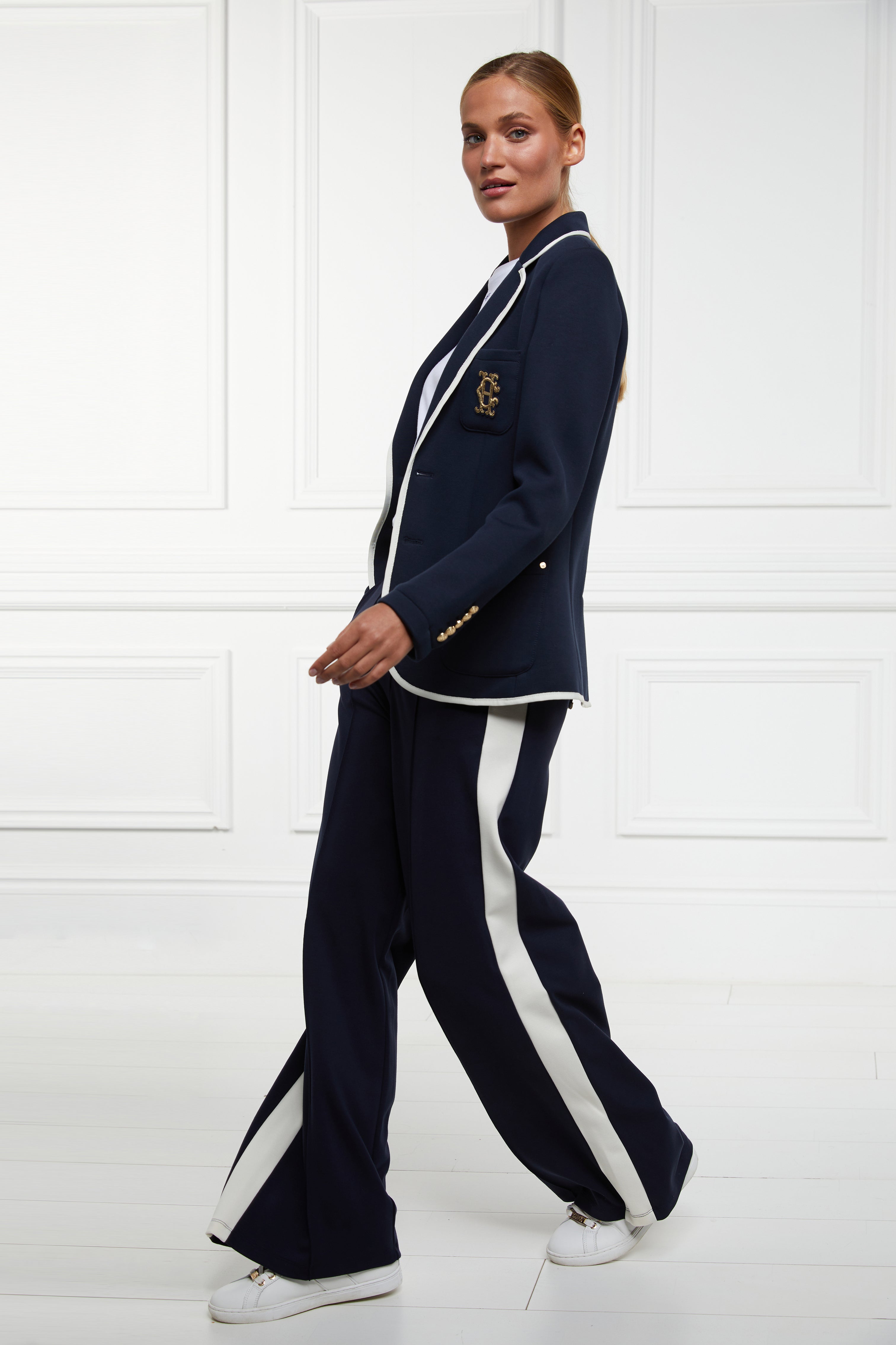 Wide Leg Pant (Ink Navy) – Holland Cooper