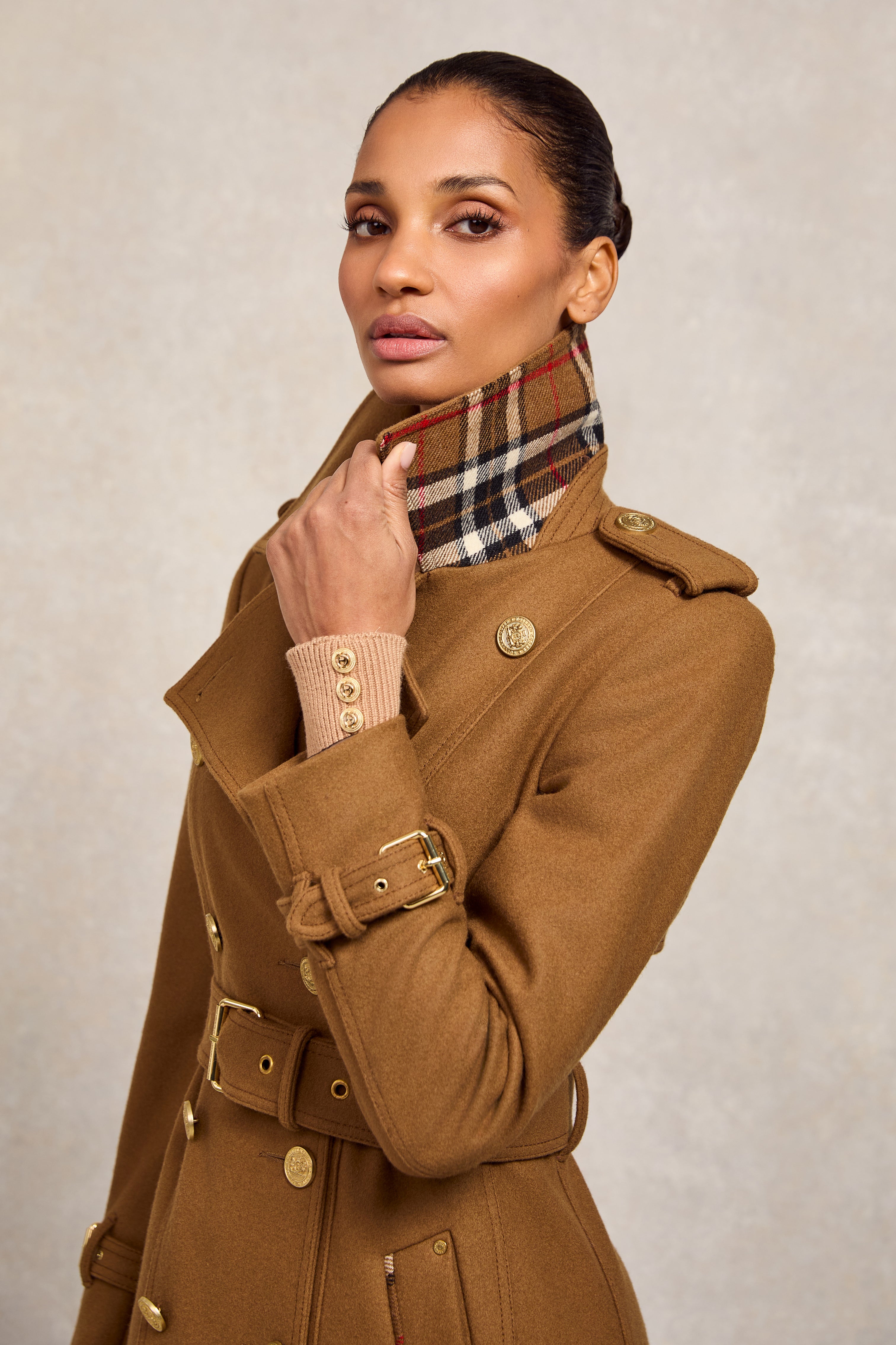 Full Length Chelsea Trench Coat (Dark Camel) – Holland Cooper