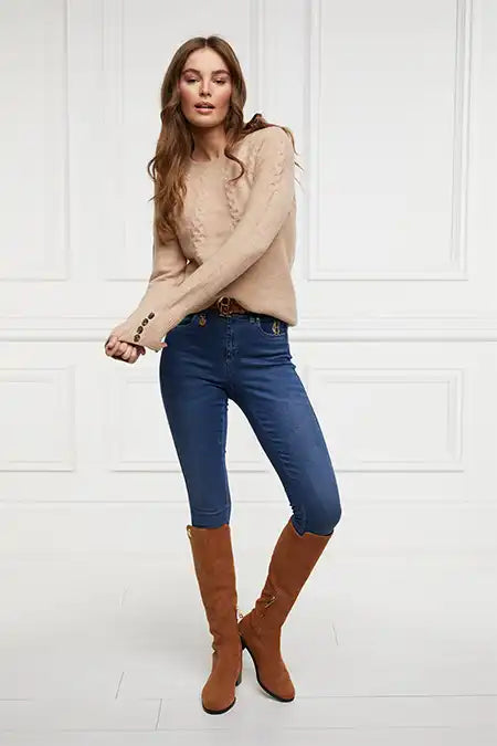 Astoria Half Cable Knit (Camel) – Holland Cooper