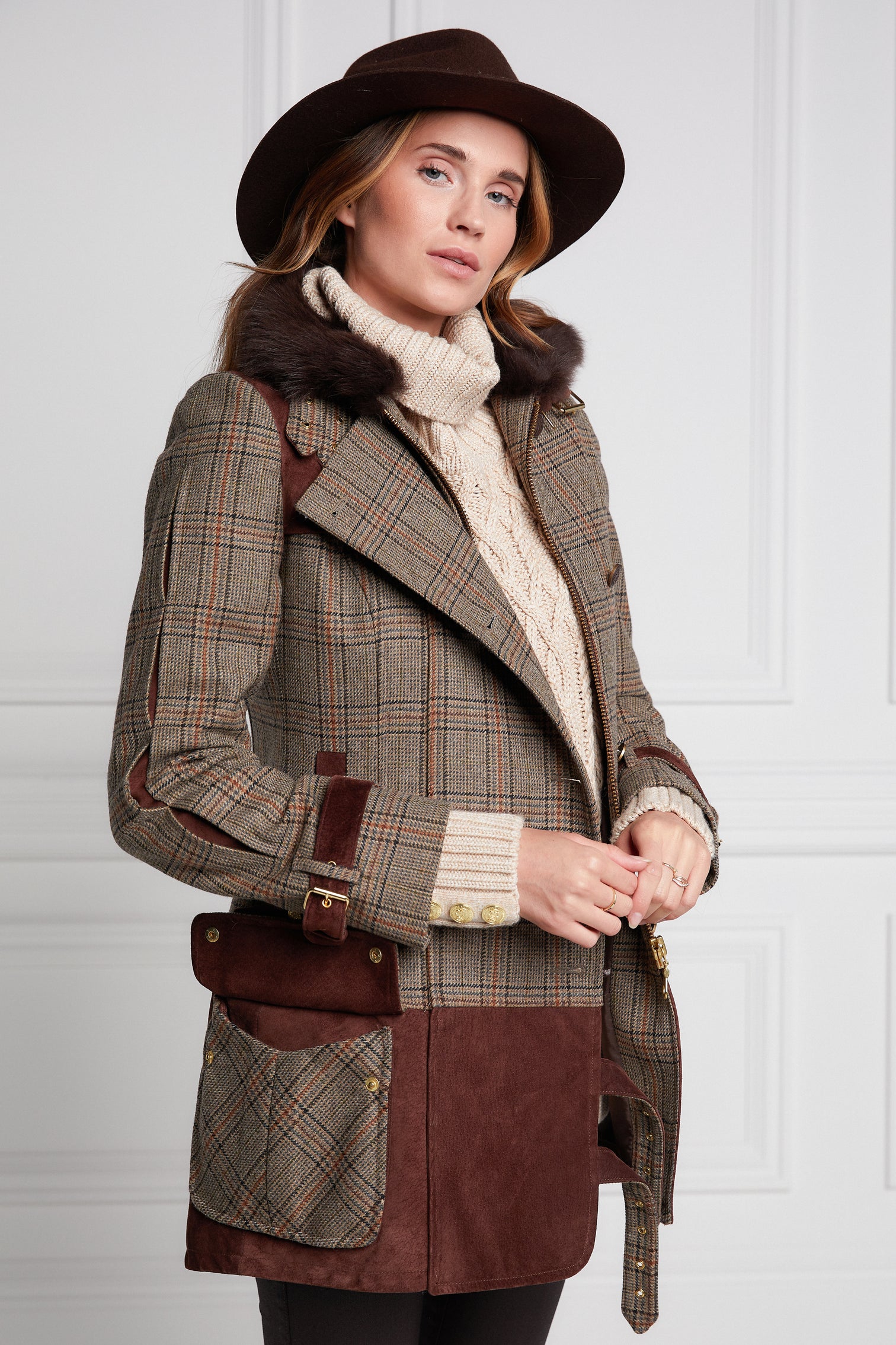 Balmoral Field Jacket (Bourbon Tweed) – Holland Cooper
