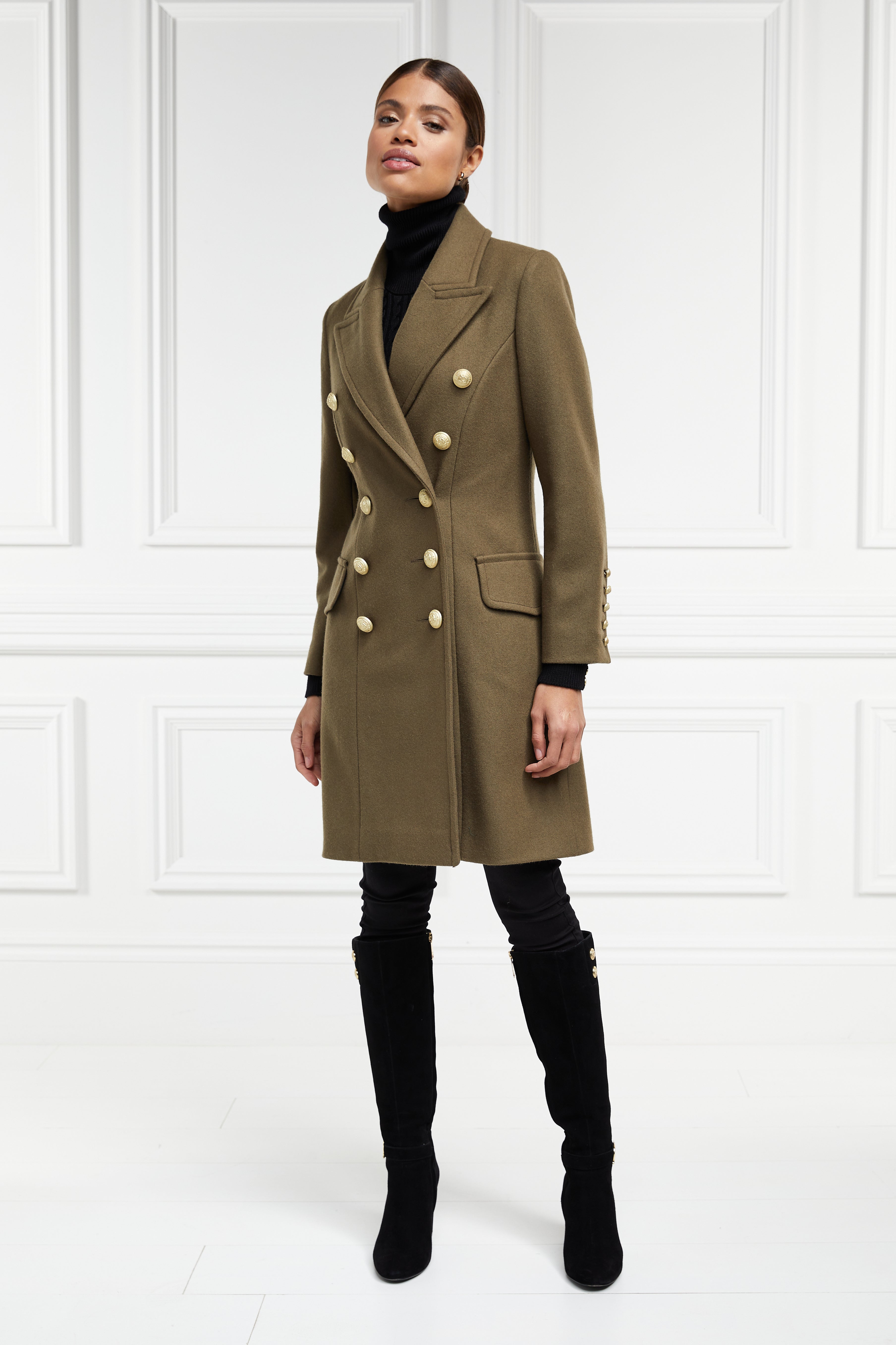 Imperial Military Coat (Khaki) – Holland Cooper
