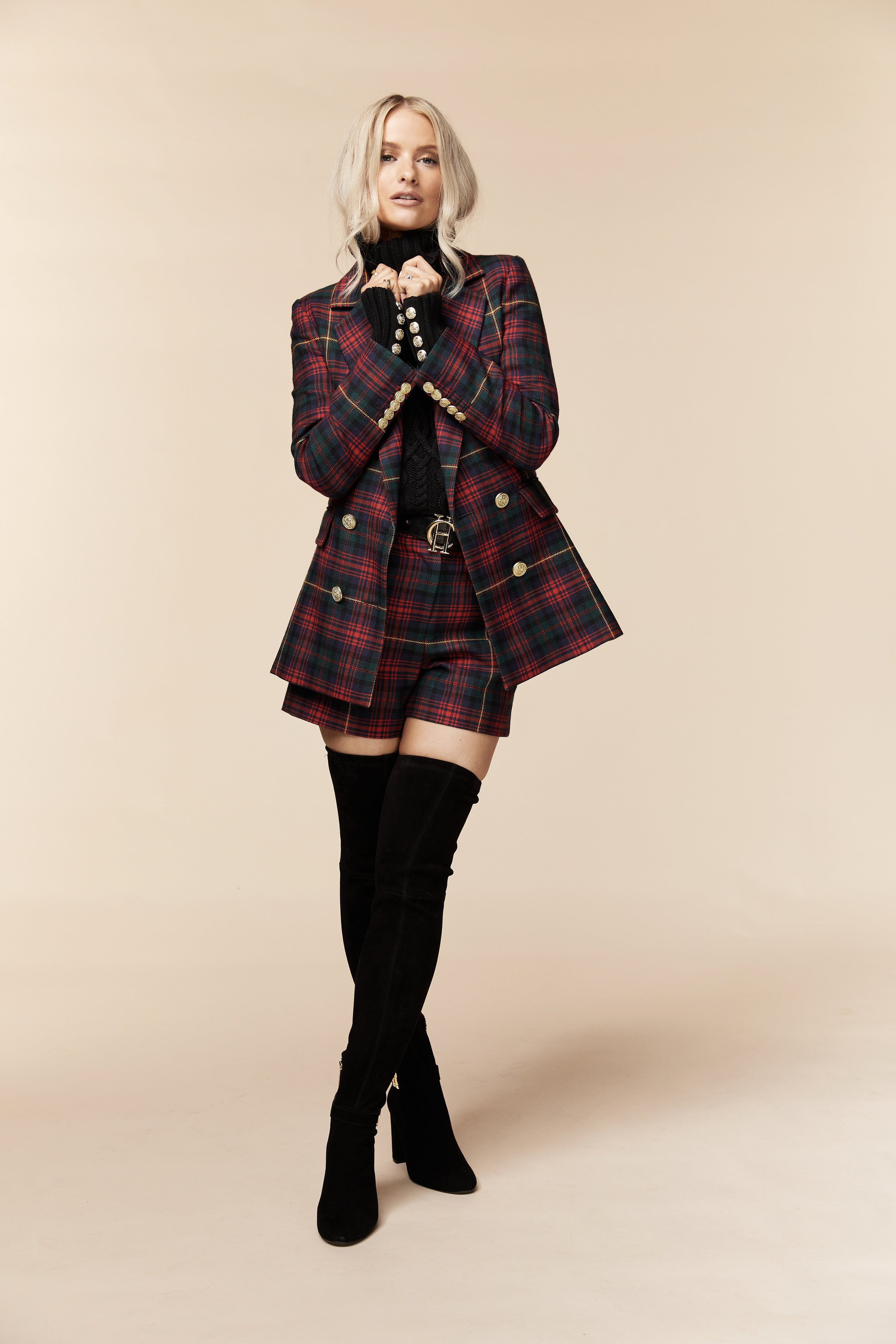Luxe Tailored Short (Logan Tartan) – Holland Cooper