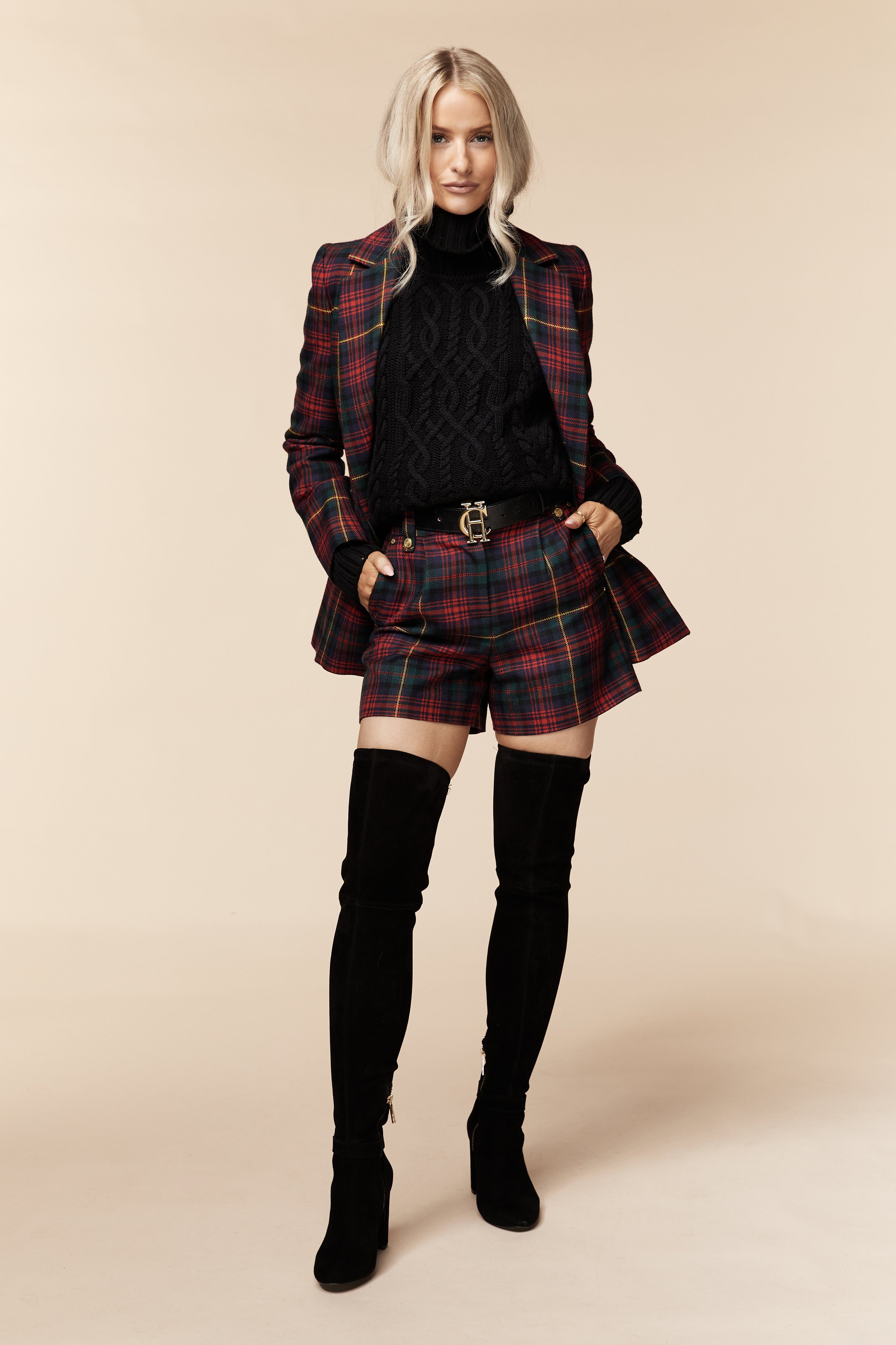 Luxe Tailored Short (Logan Tartan) – Holland Cooper