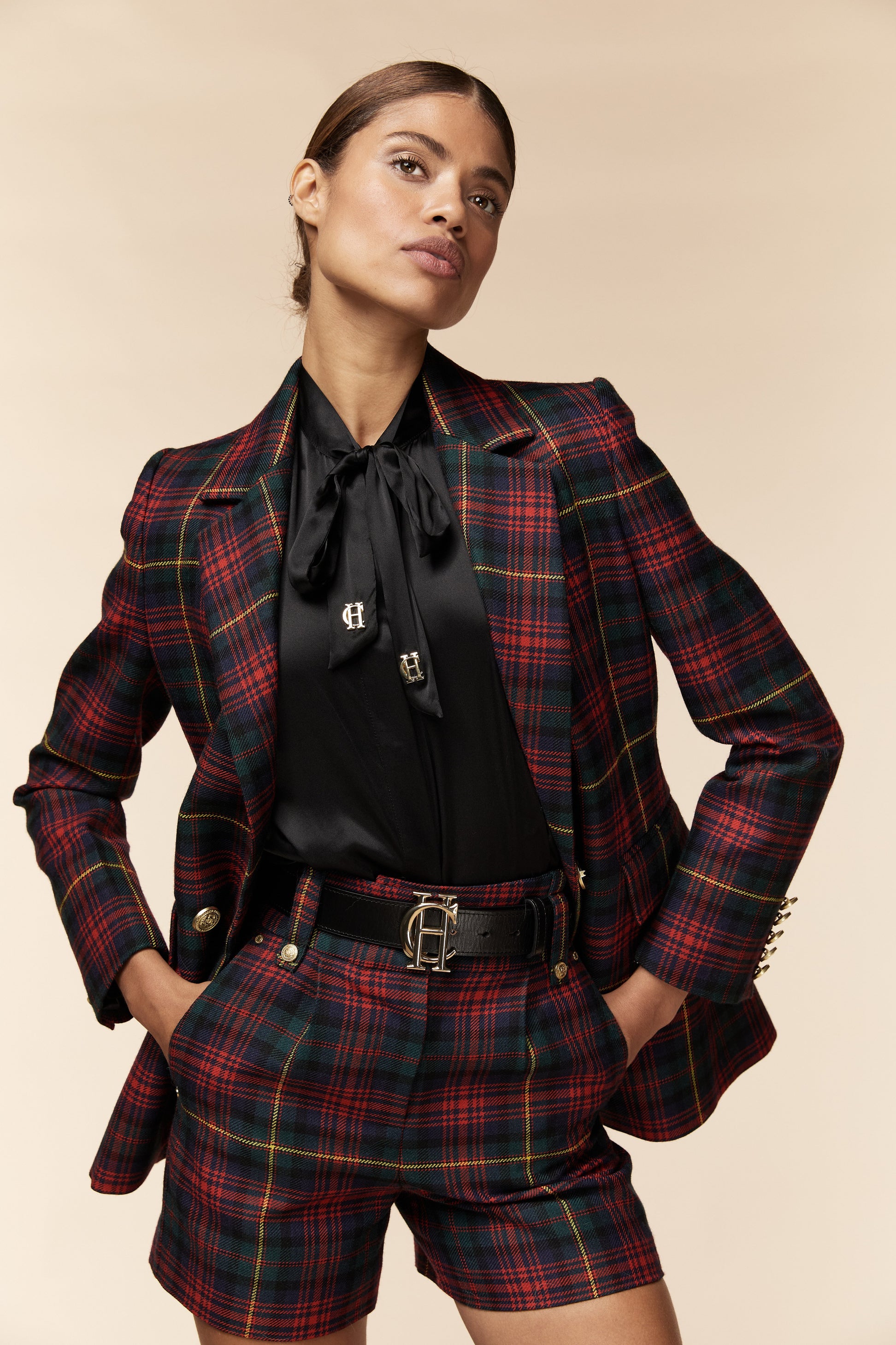 Luxe Tailored Short (Logan Tartan) – Holland Cooper