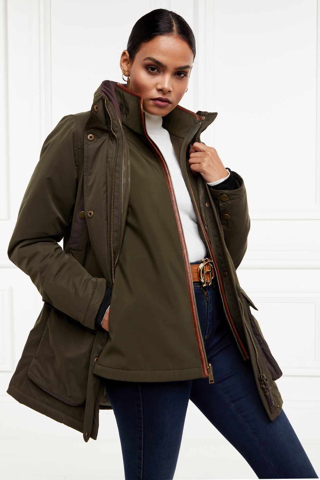 Stamford Country Coat (Khaki) – Holland Cooper