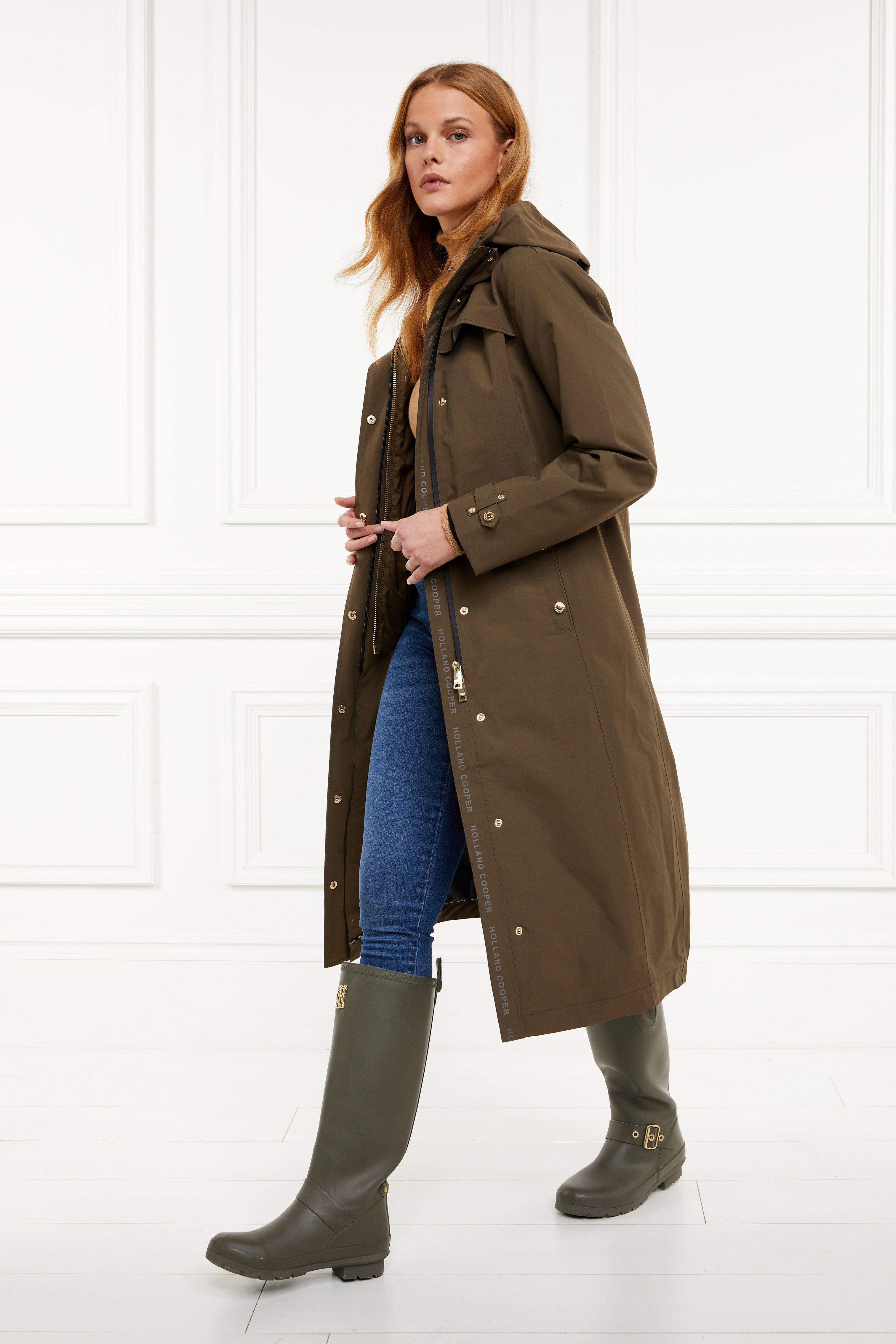 Folgate Rain Coat (Soft Khaki) – Holland Cooper