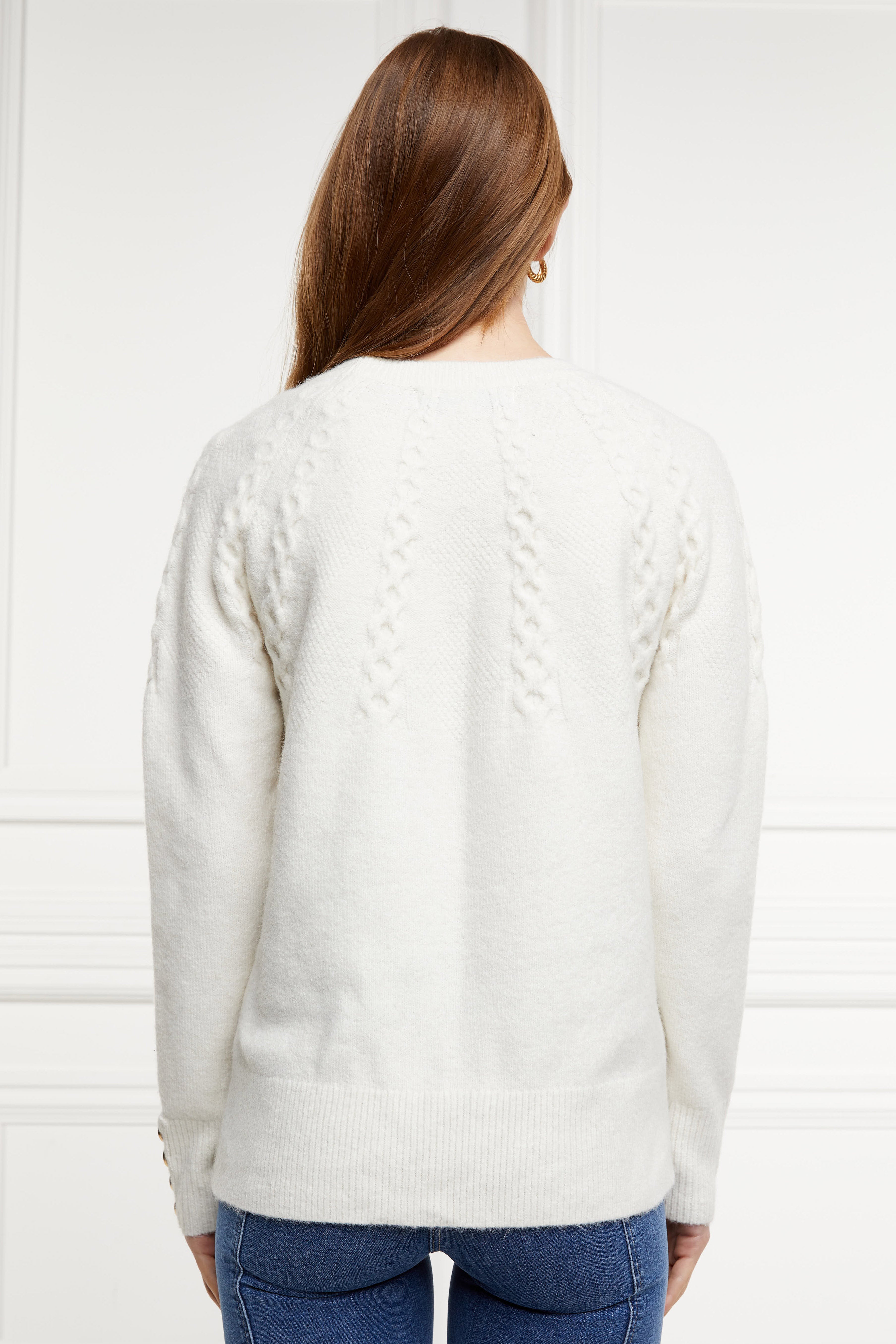 Astoria Half Cable Knit (Oyster) – Holland Cooper