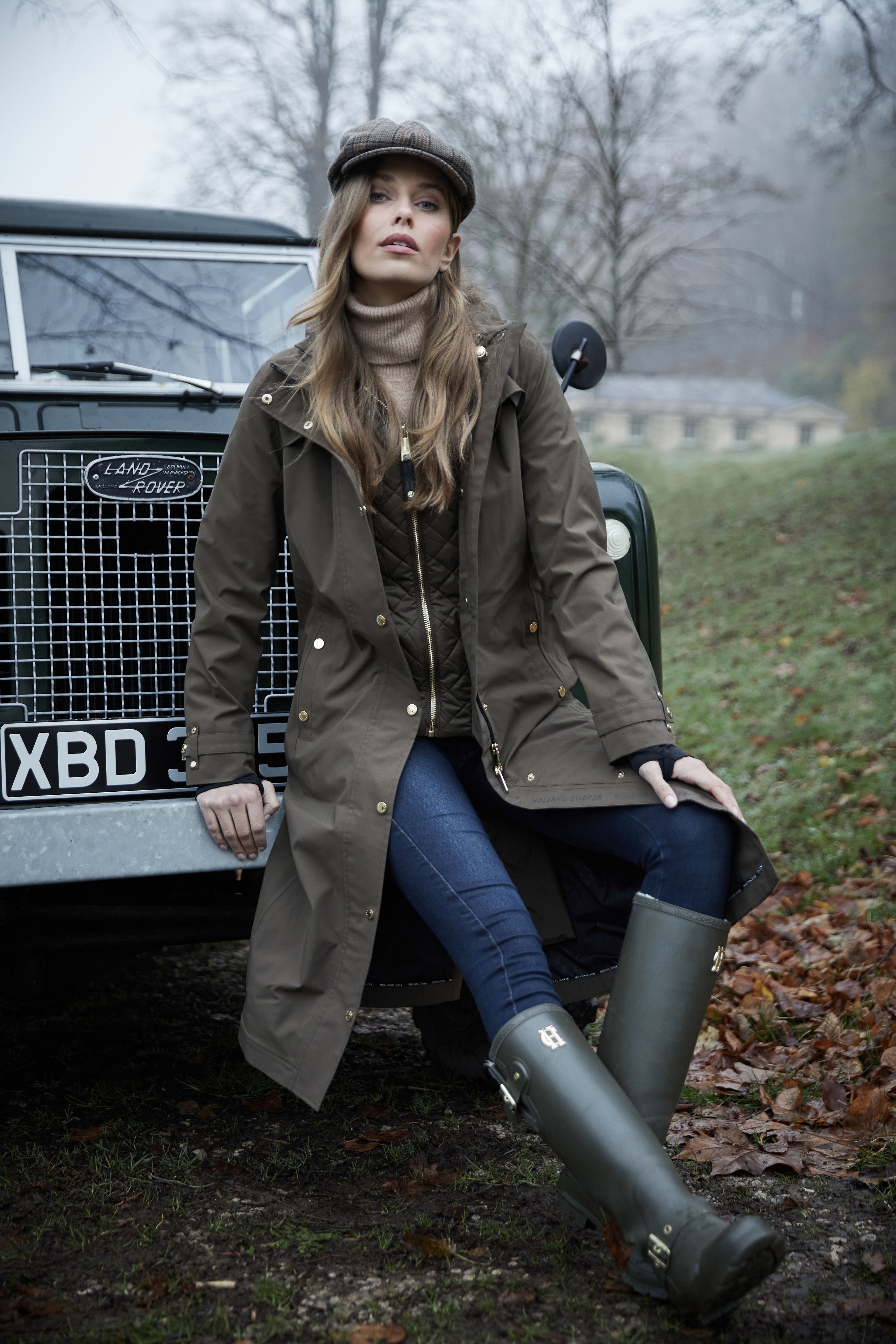 Folgate Rain Coat (Soft Khaki) – Holland Cooper