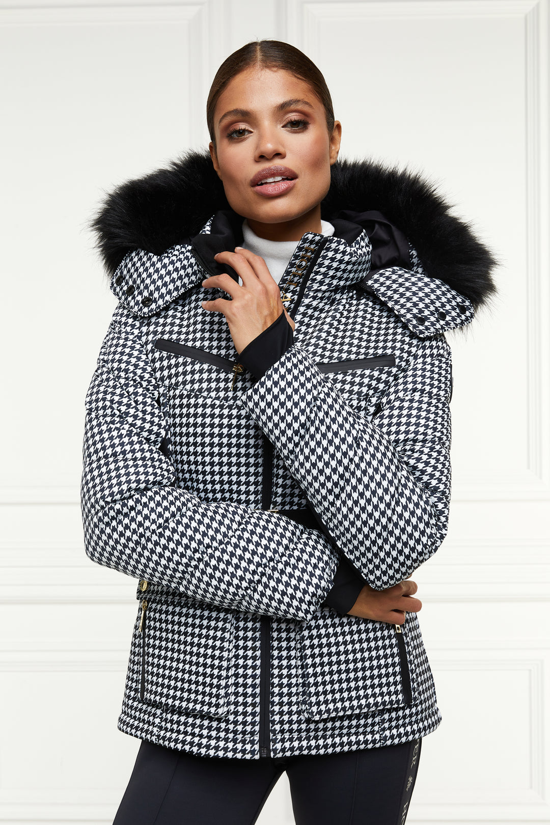 Ski Jacket (Houndstooth) – Holland Cooper