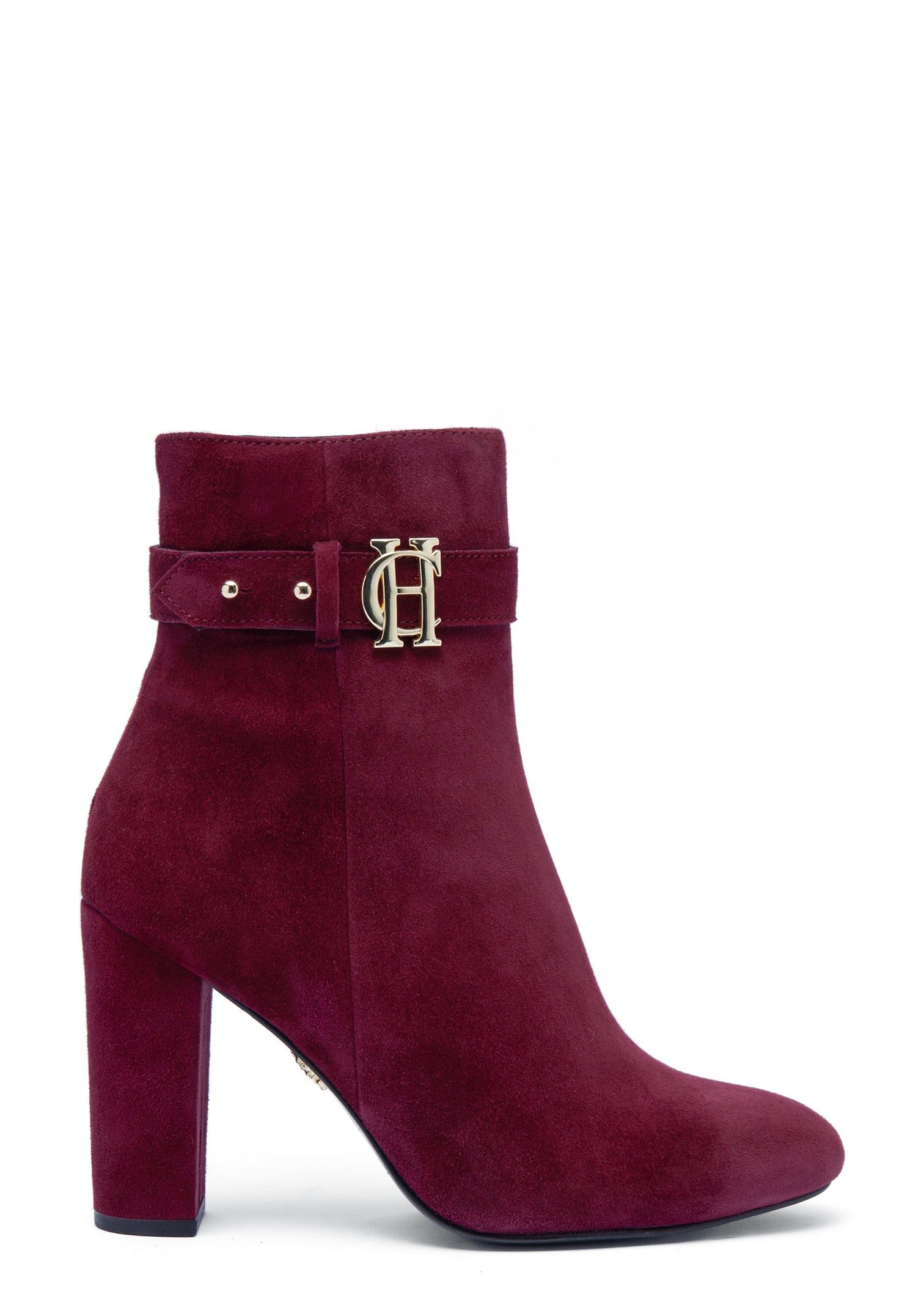 Mayfair Suede Ankle Boot (Merlot) – Holland Cooper