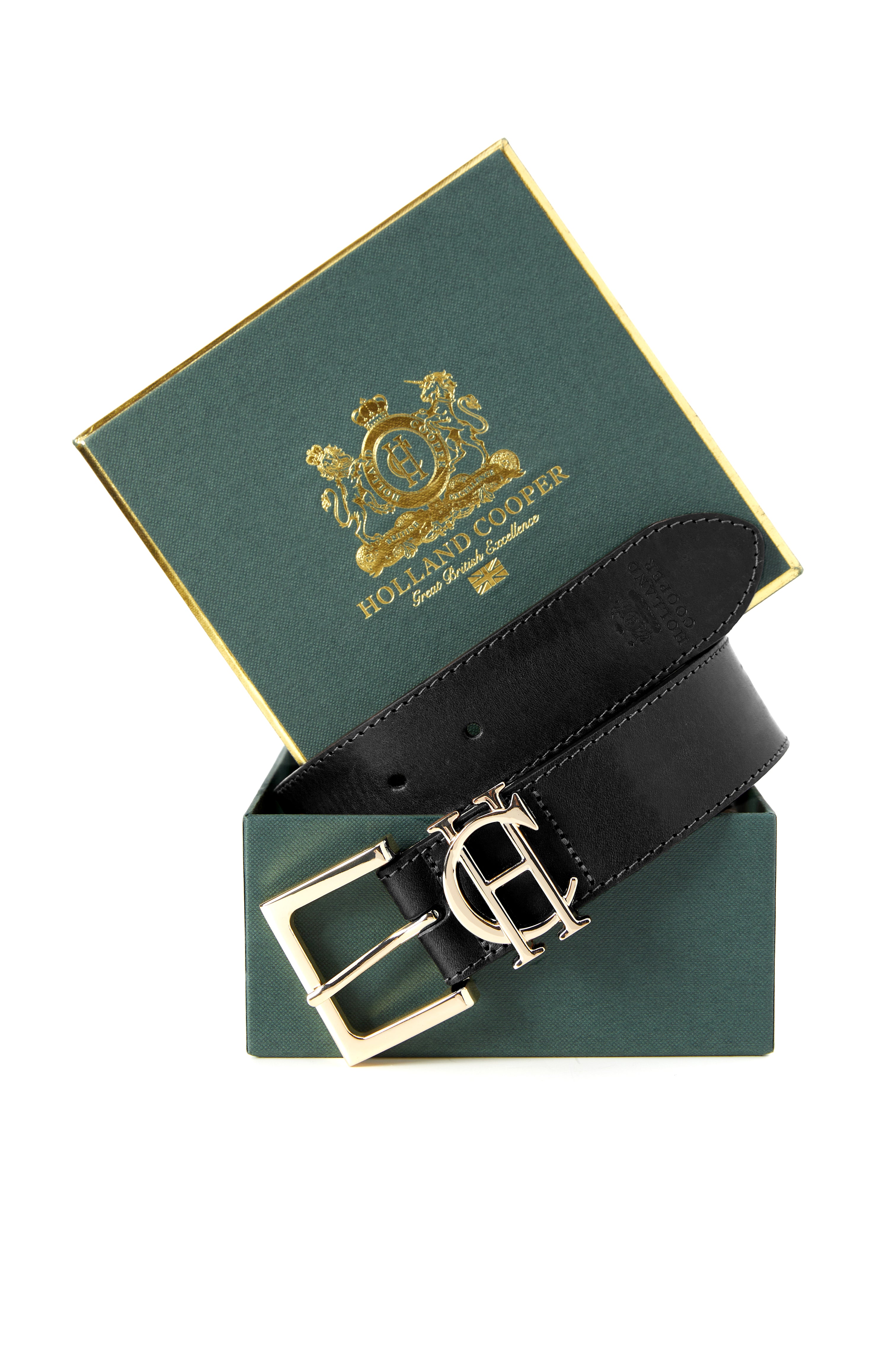 HC Classic Logo Belt (Black) – Holland Cooper