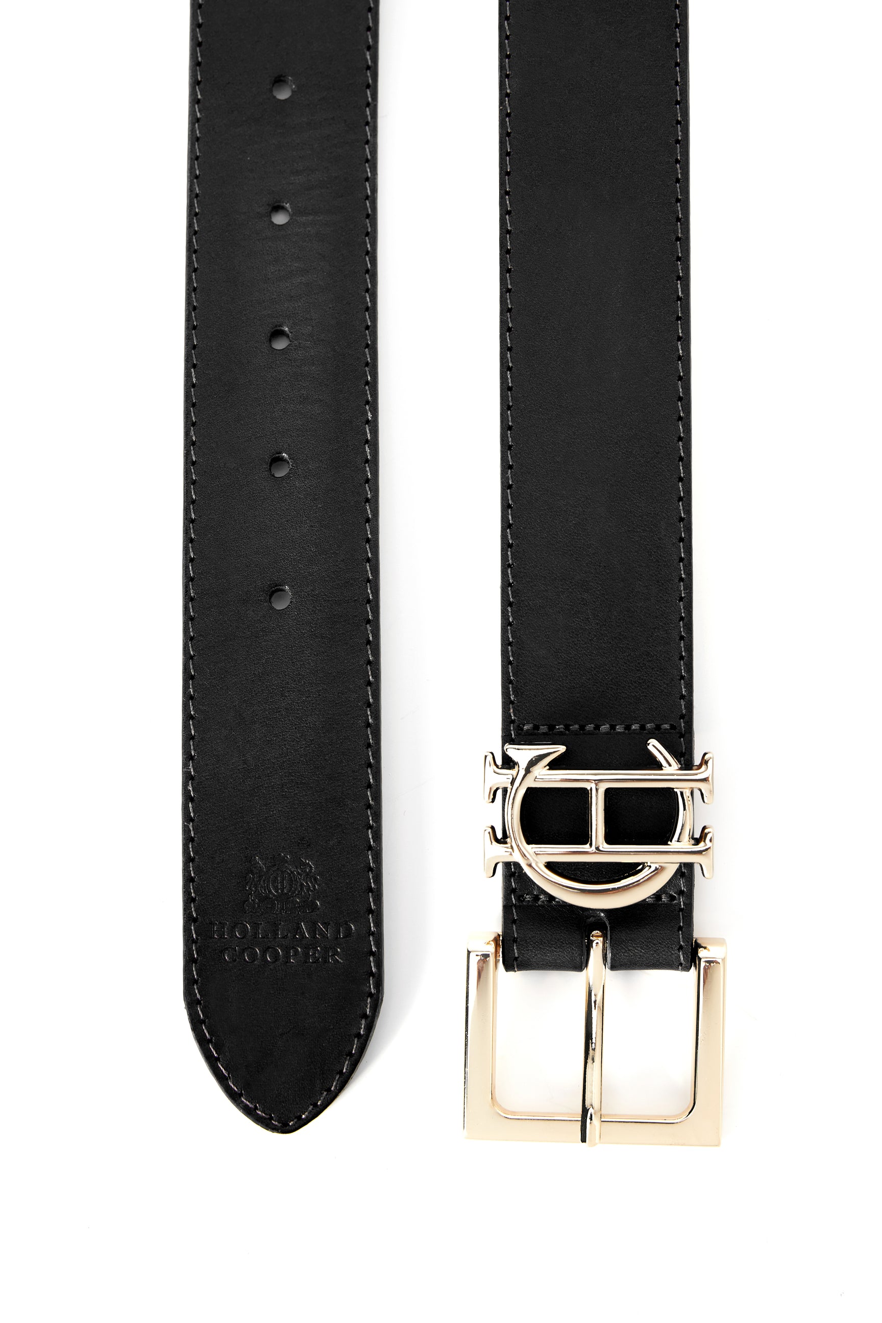 HC Classic Logo Belt (Black) – Holland Cooper