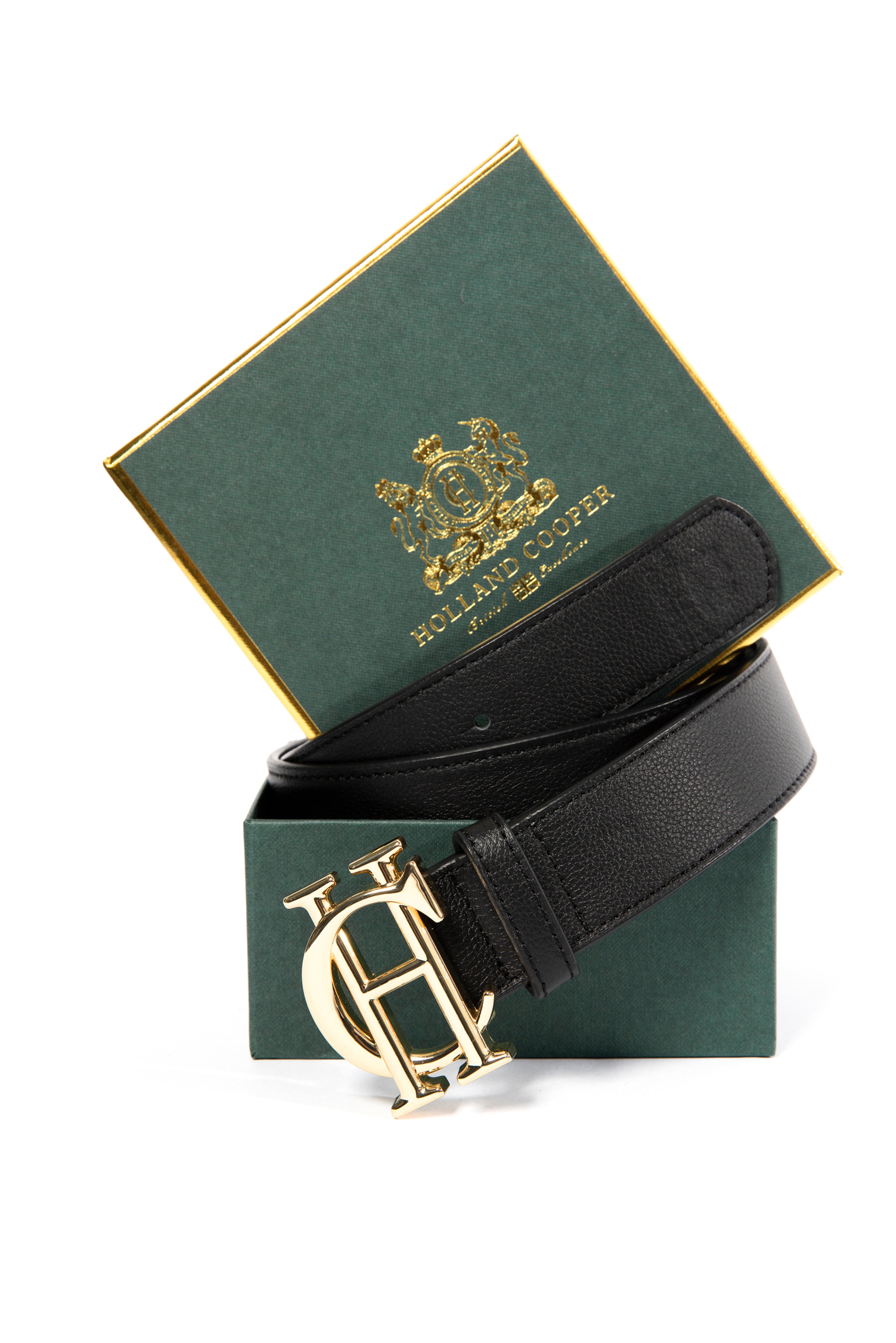 HC Classic Belt (Black Gold) – Holland Cooper
