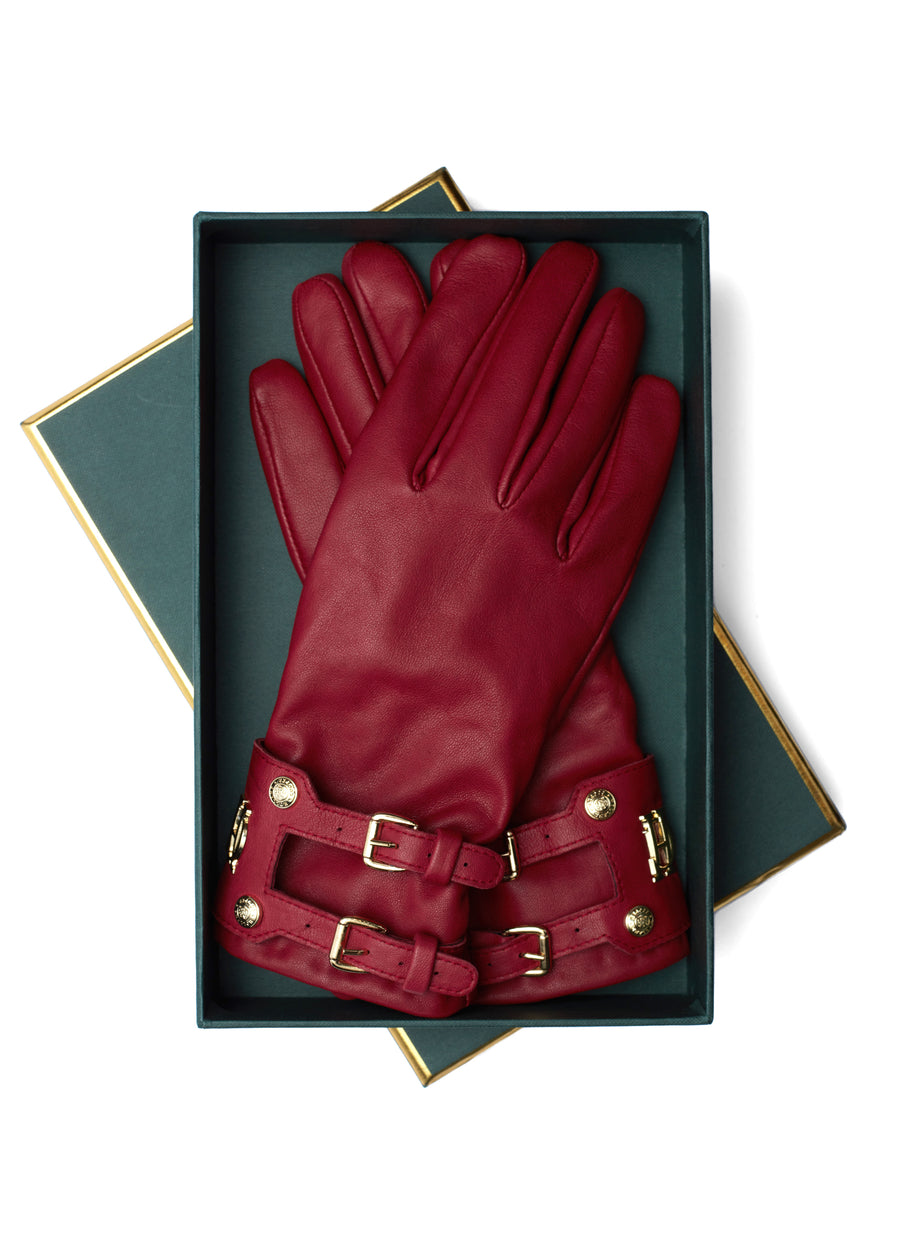 Monogram Leather Gloves (Mulberry) – Holland Cooper