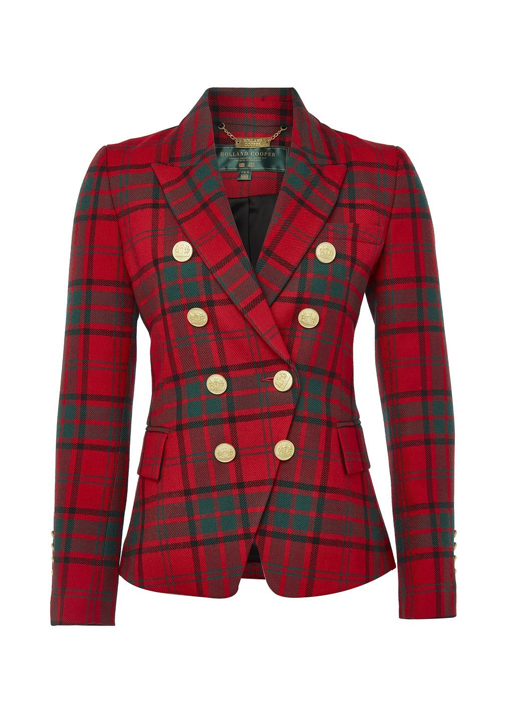 Knightsbridge Blazer (Red Tartan) – Holland Cooper