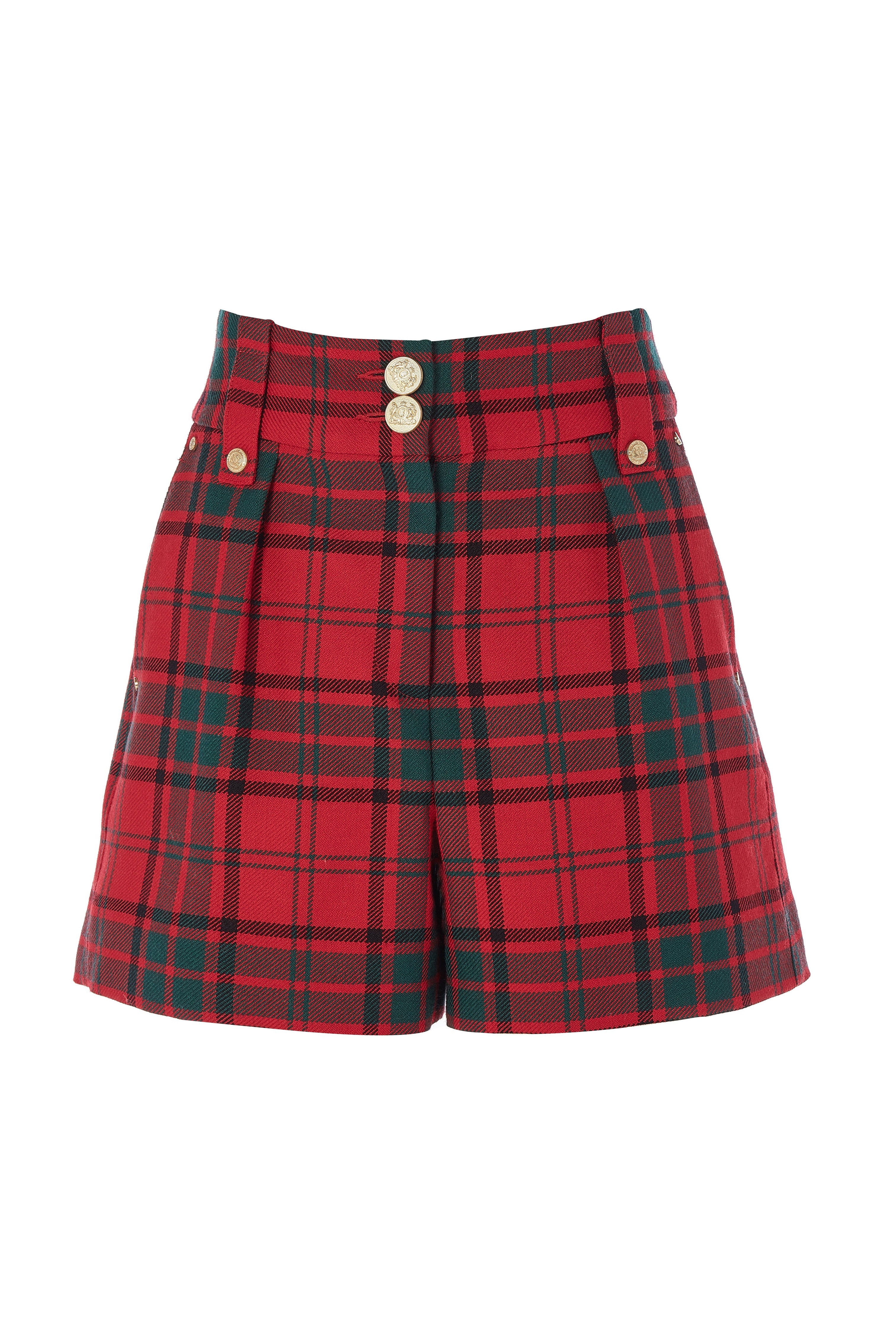 Luxe Tailored Short (Red Tartan) – Holland Cooper