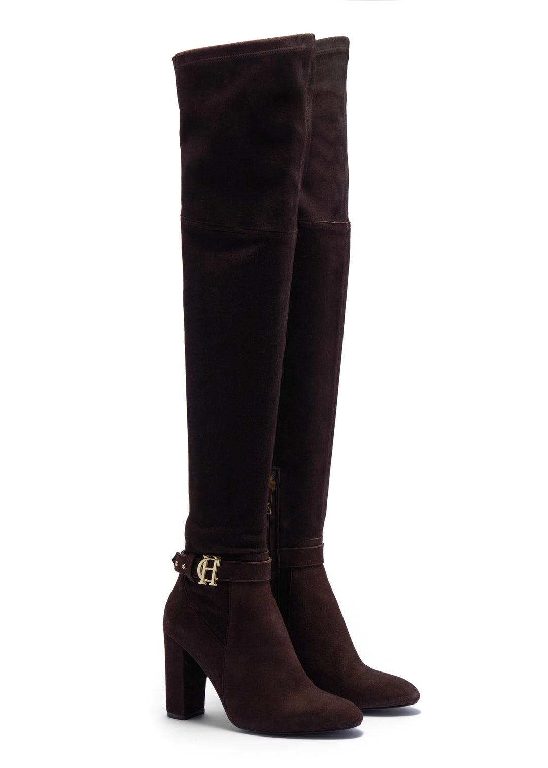 Sloane Over The Knee Boot (Chocolate) – Holland Cooper