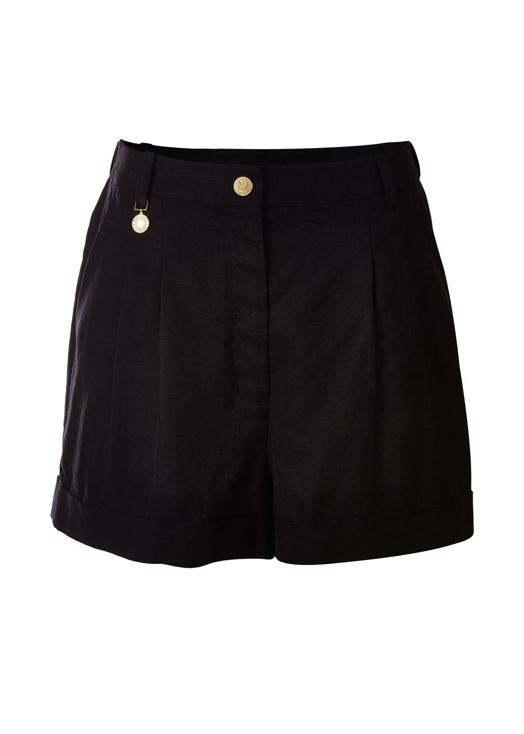 Pleated Safari Shorts (Black) – Holland Cooper