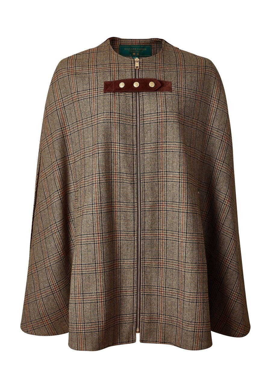 Slim Cape (Bourbon Tweed) – Holland Cooper