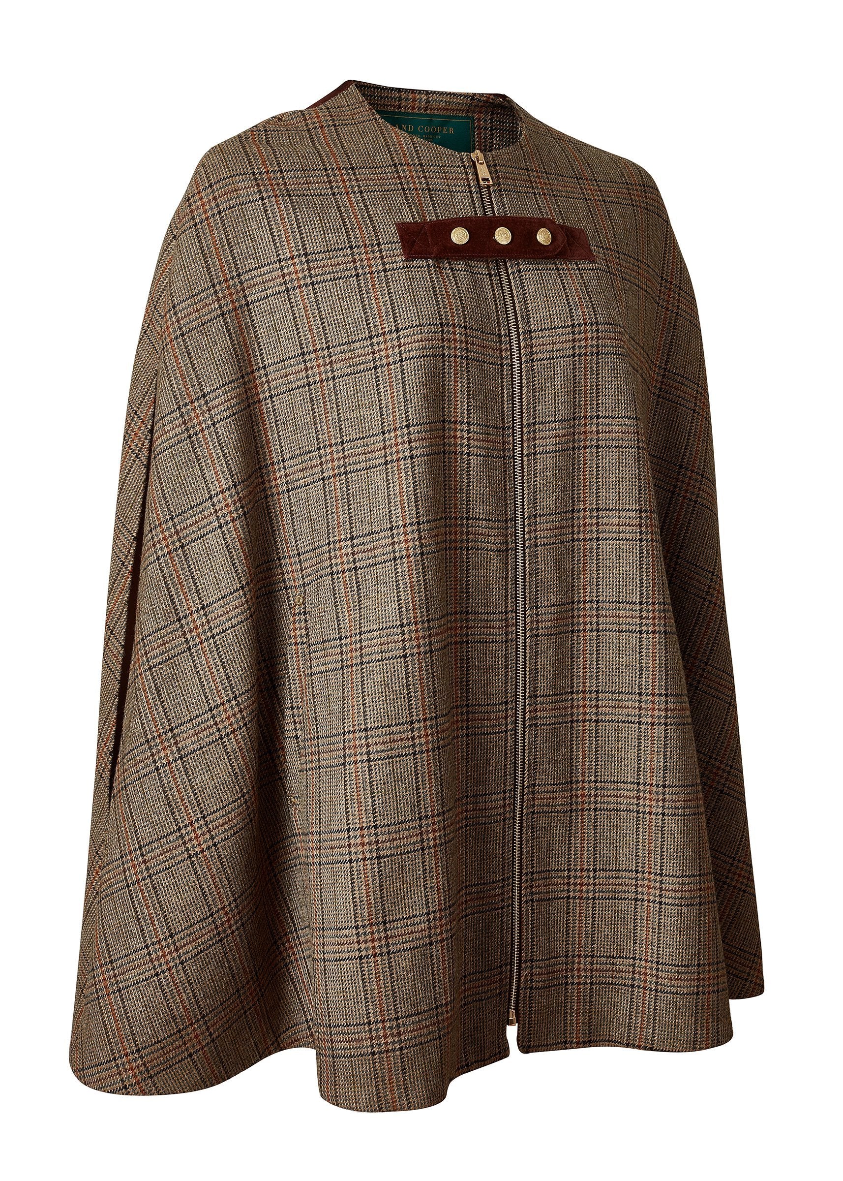 Slim Cape (Bourbon Tweed) – Holland Cooper