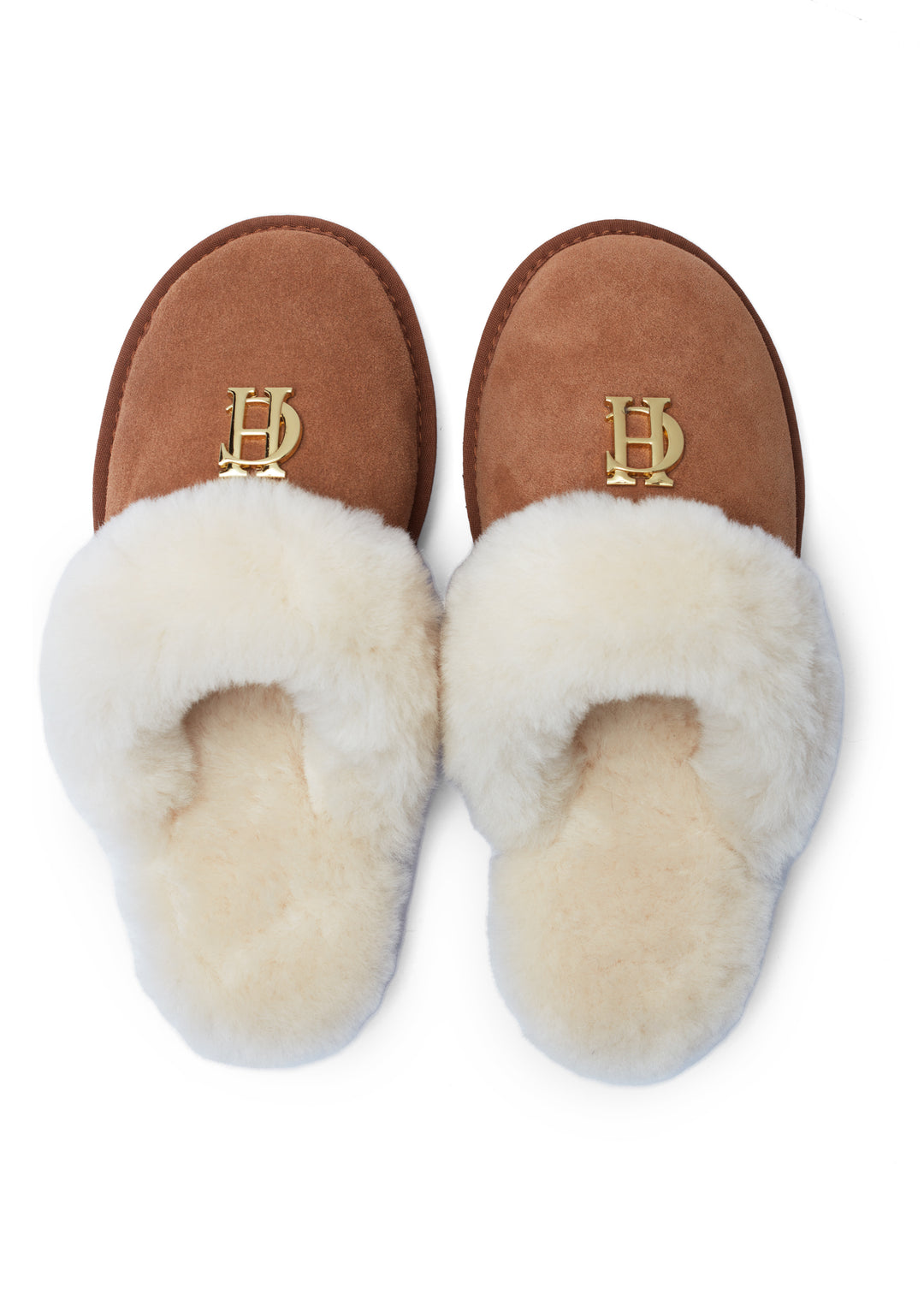 HC Shearling Slipper (Tan) – Holland Cooper