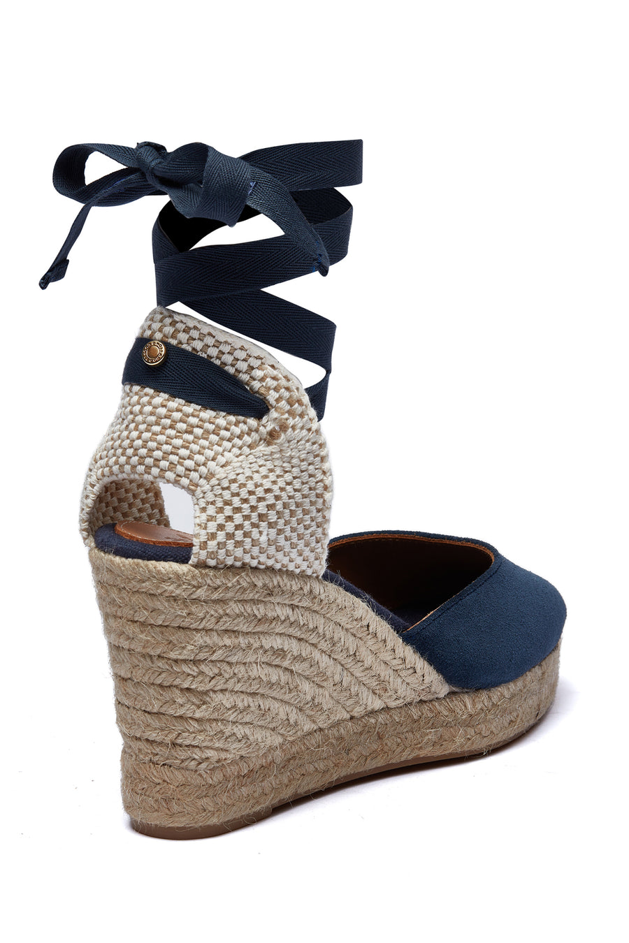 Seville Wedge Sandal (Navy) – Holland Cooper